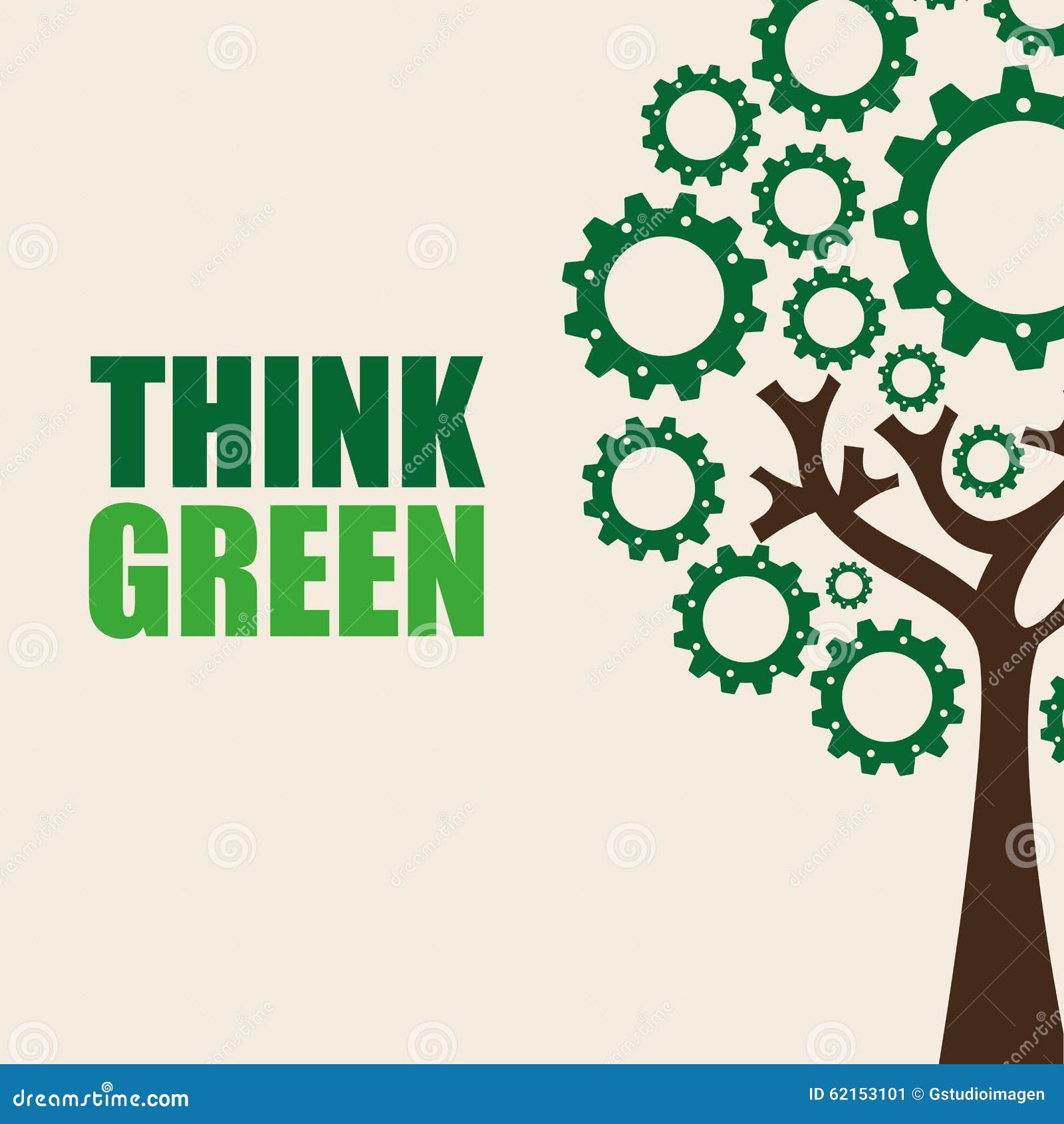 Ecological mind design stock vector. Illustration of idea - 62153101