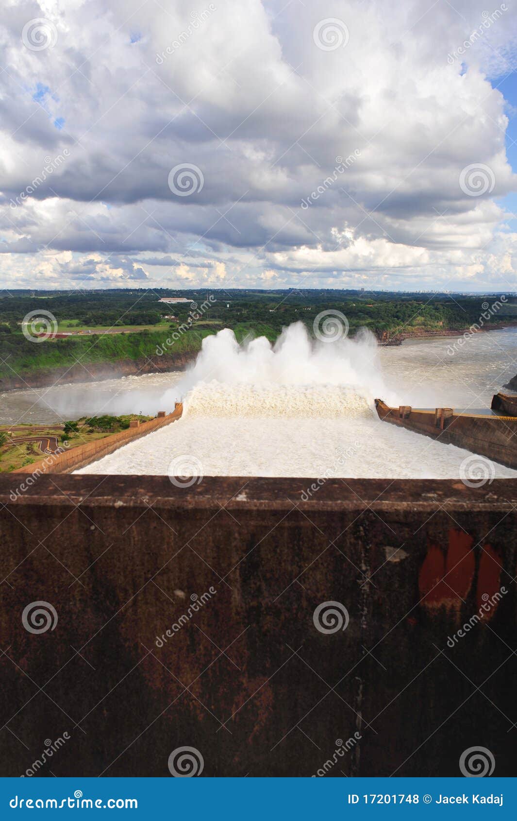 Ecological power plant dam stock photo. Image of metal - 17201748