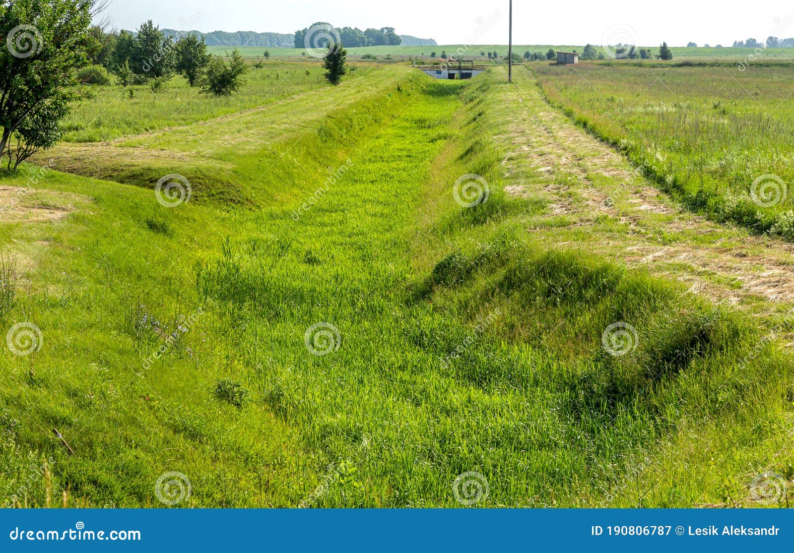 Ecological Problems, Global Warming. Drought. Dry Irrigation Canal ...