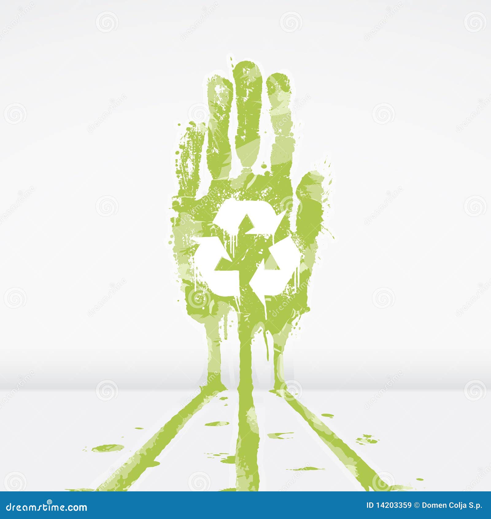 Ecological warning design stock vector. Illustration of caution - 14203359