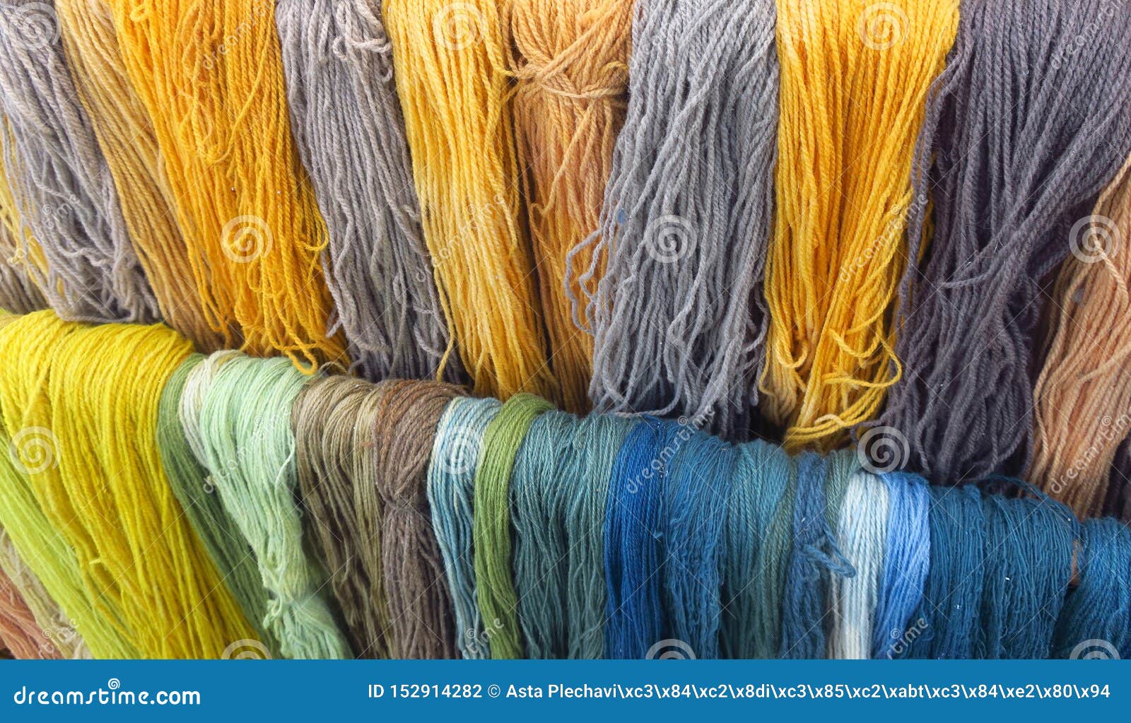 Ecological woolen threads stock photo. Image of beautiful - 152914282