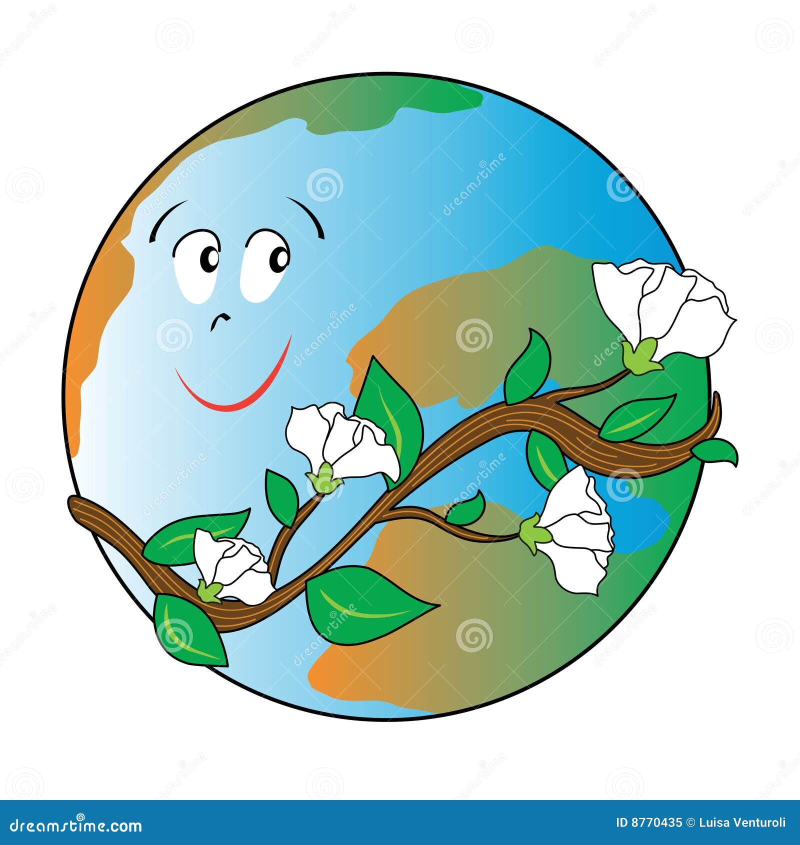 Ecological world happy stock vector. Illustration of leaves - 8770435