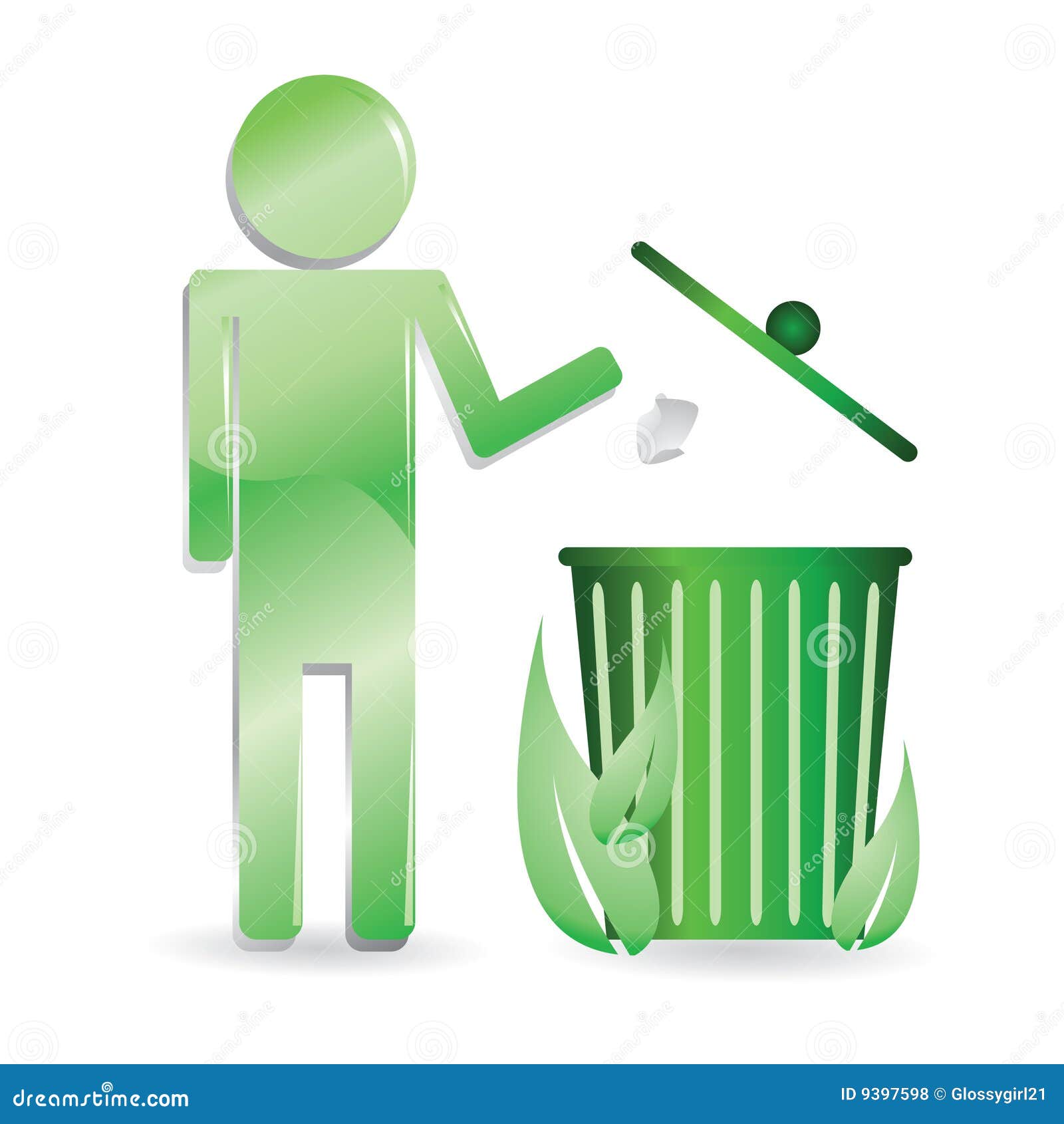 Ecologie - Kringloop, Houd Schoon, Milieu Vector Illustratie ...