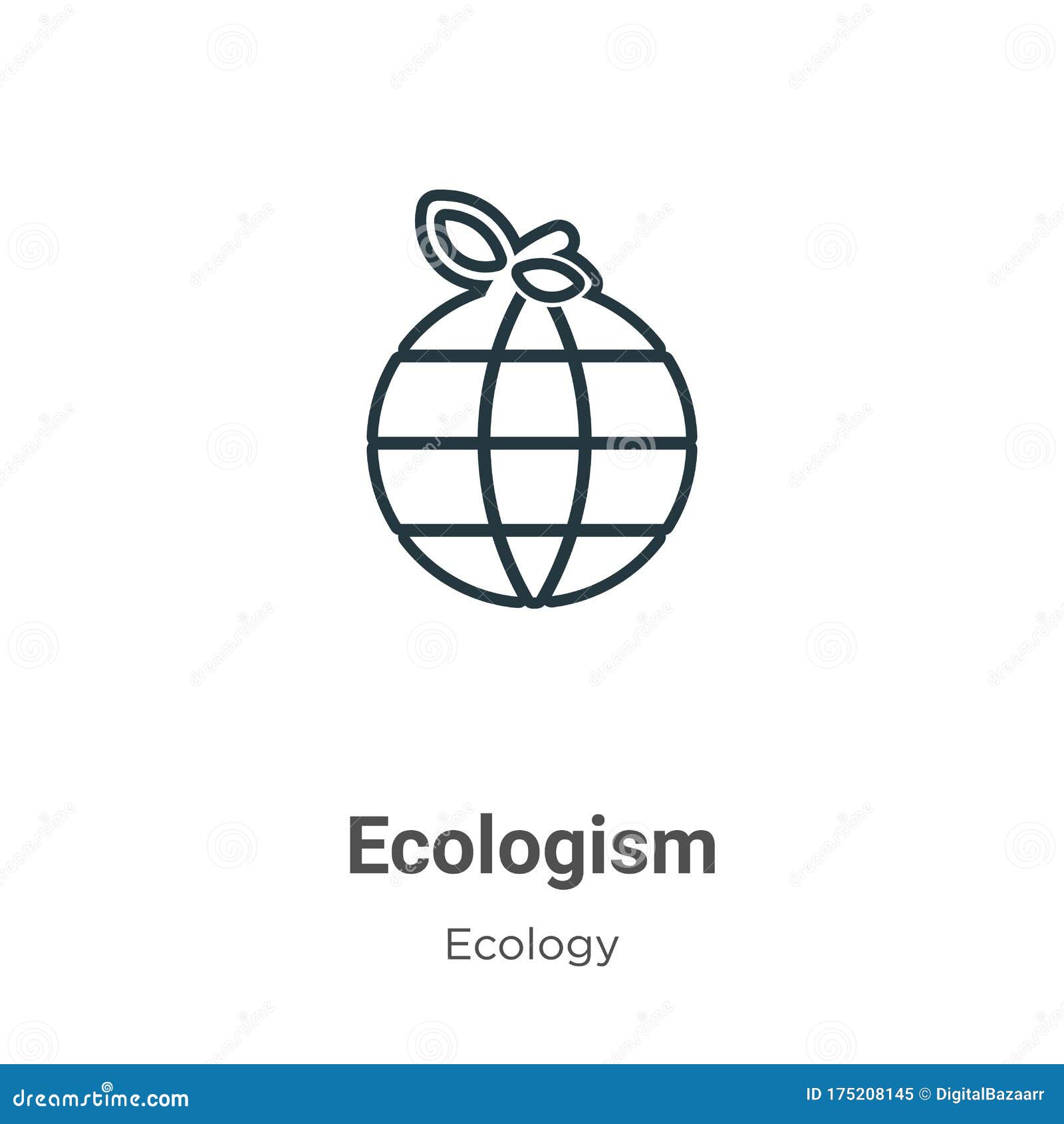 Ecologism Outline Vector Icon. Thin Line Black Ecologism Icon, Flat Vector Simple Element ...