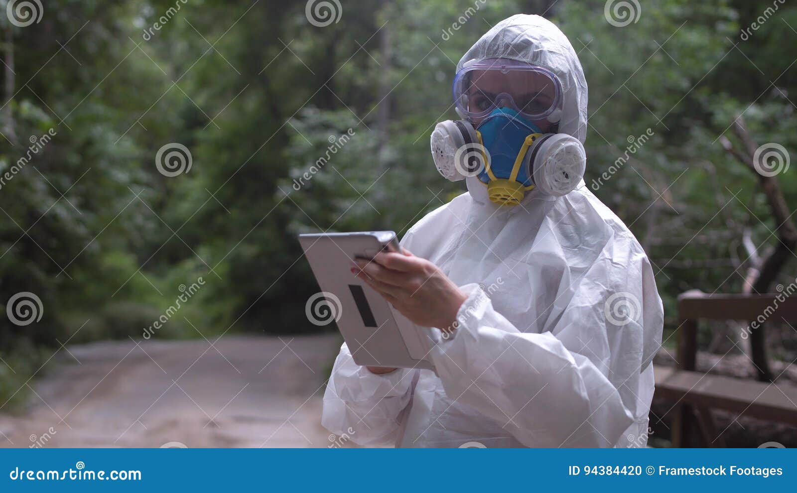 Ecologist Working with Tablet Stock Photo - Image of development ...