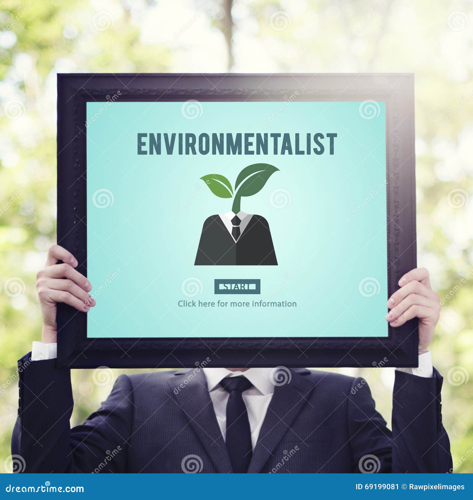 Ecologista Nature Conservationist Concept Del Ecologista Imagen de ...