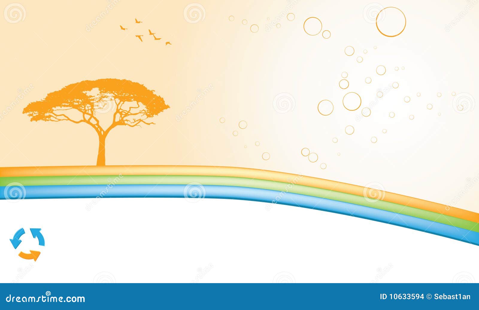 Ecology Abstract Background Stock Vector - Illustration of disposal ...