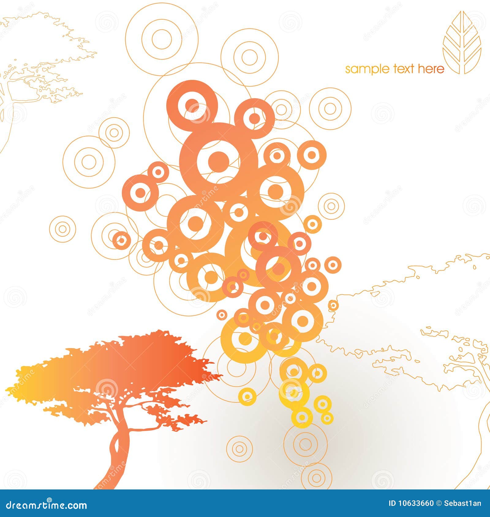 Ecology Abstract Background Stock Vector - Illustration of environment ...