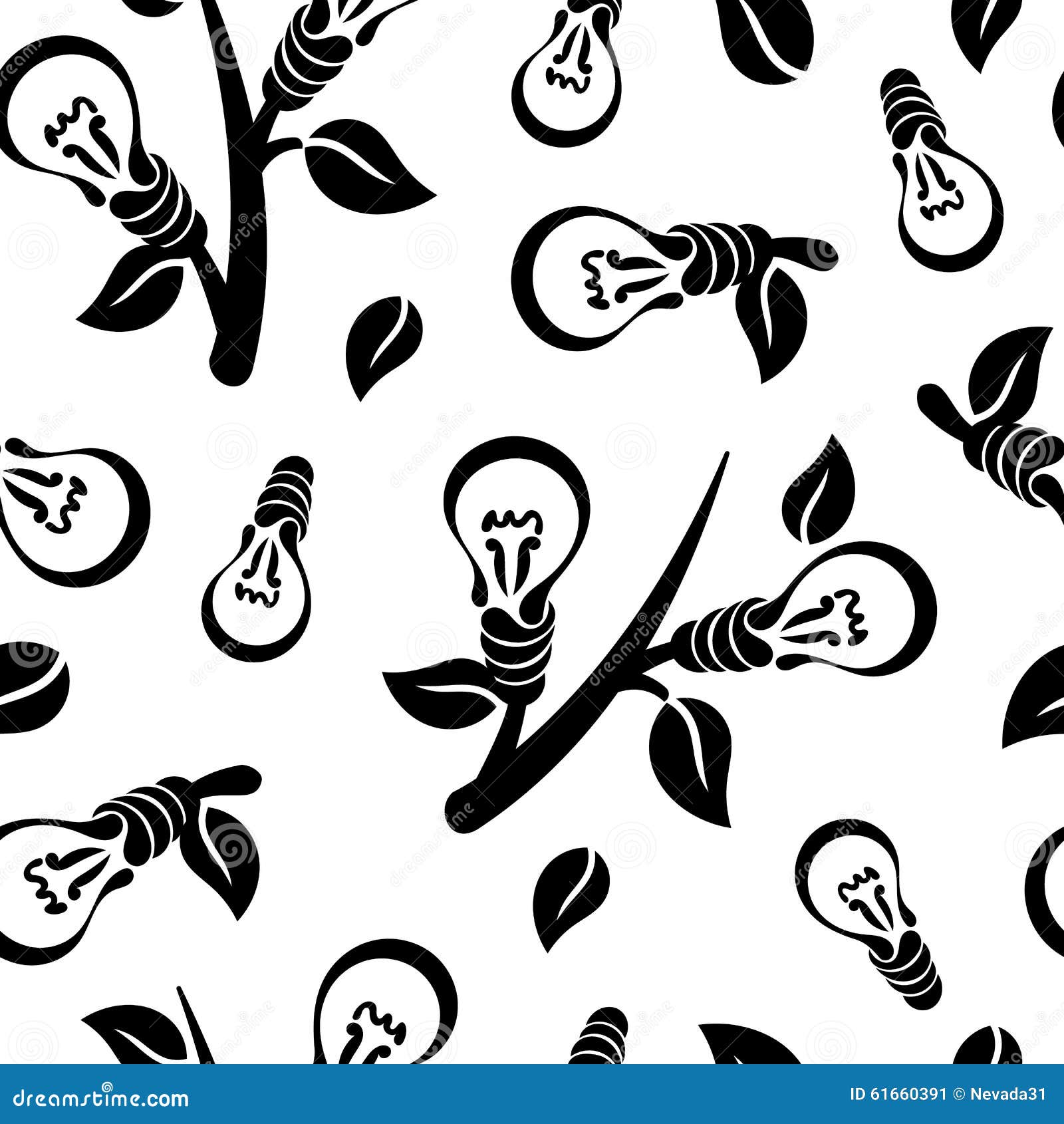 Ecology Abstract Seamless Pattern Stock Illustration - Illustration of ...