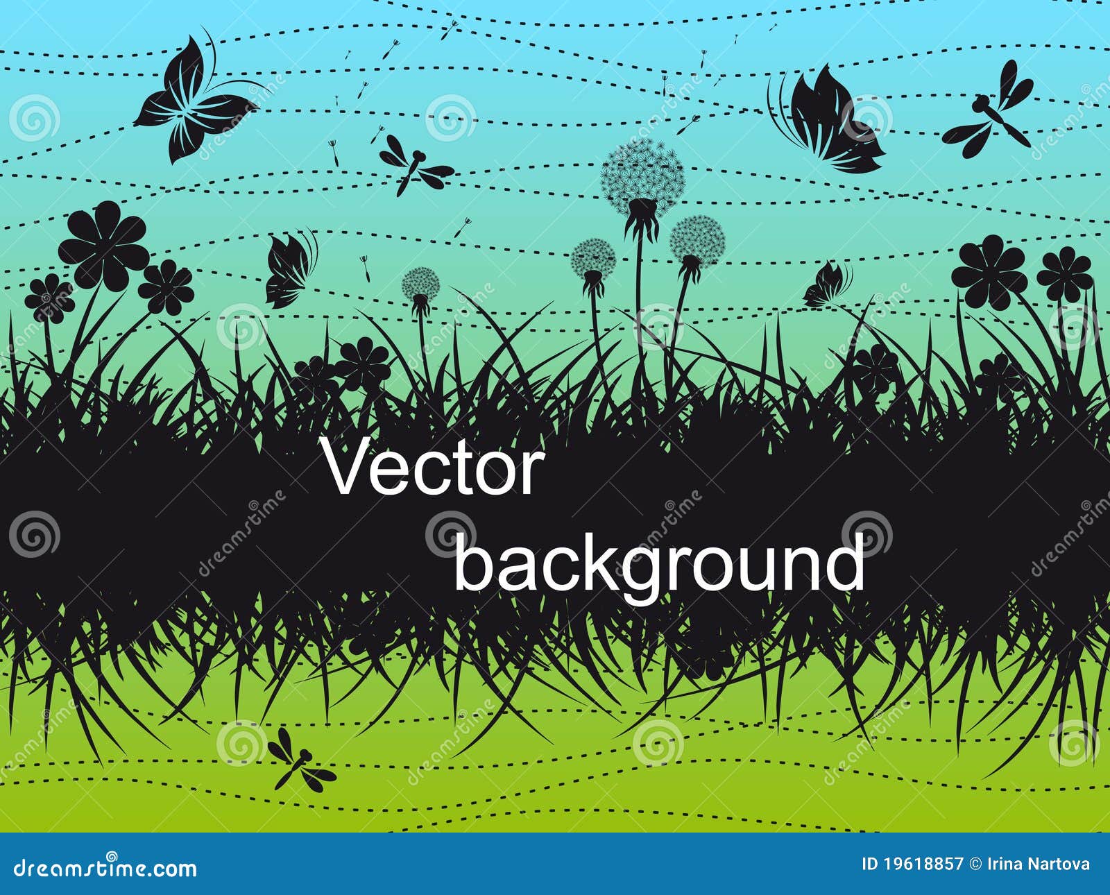 Ecology background stock vector. Illustration of dandelion - 19618857