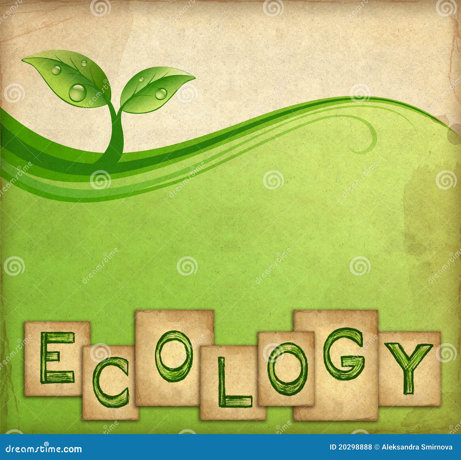 Ecology background stock illustration. Illustration of environment ...