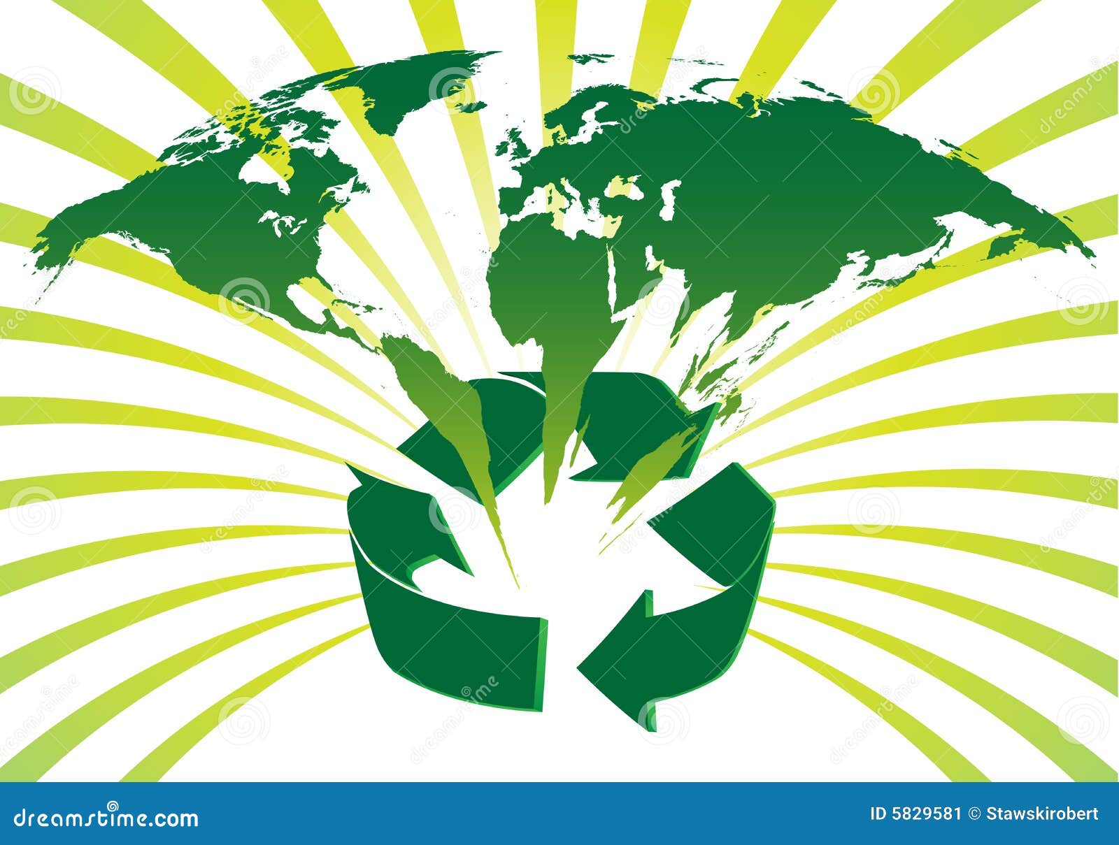 Ecology background stock vector. Illustration of recycle - 5829581