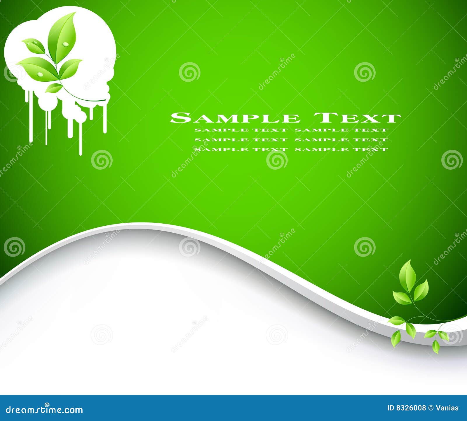 Ecology background vector stock vector. Illustration of biologic - 8326008