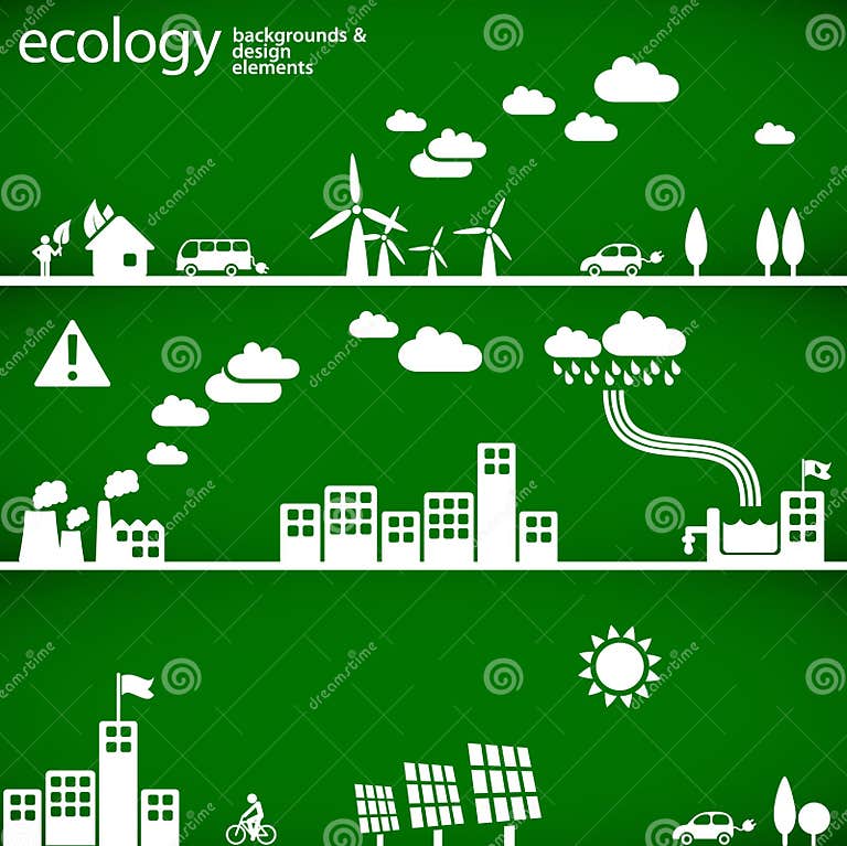 Ecology backgrounds stock vector. Illustration of business - 16703307