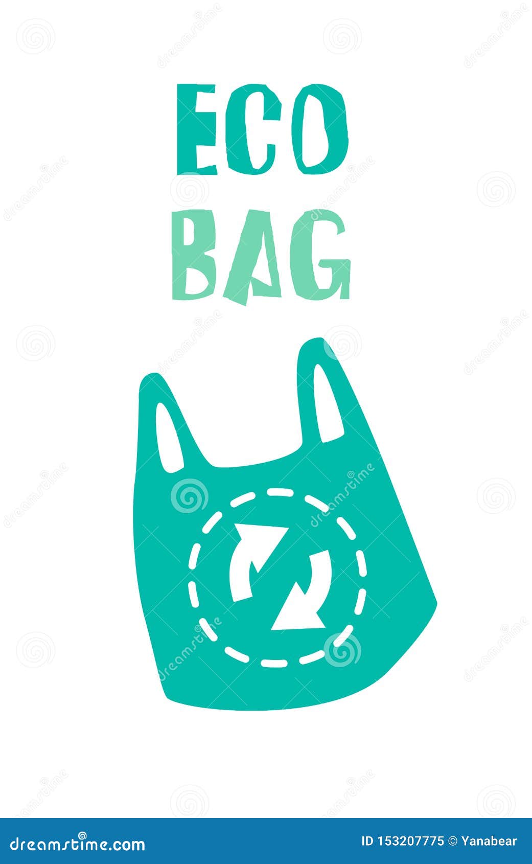 Ecology Banner with Biodegradable Package and Text. Vector Poster Stock ...