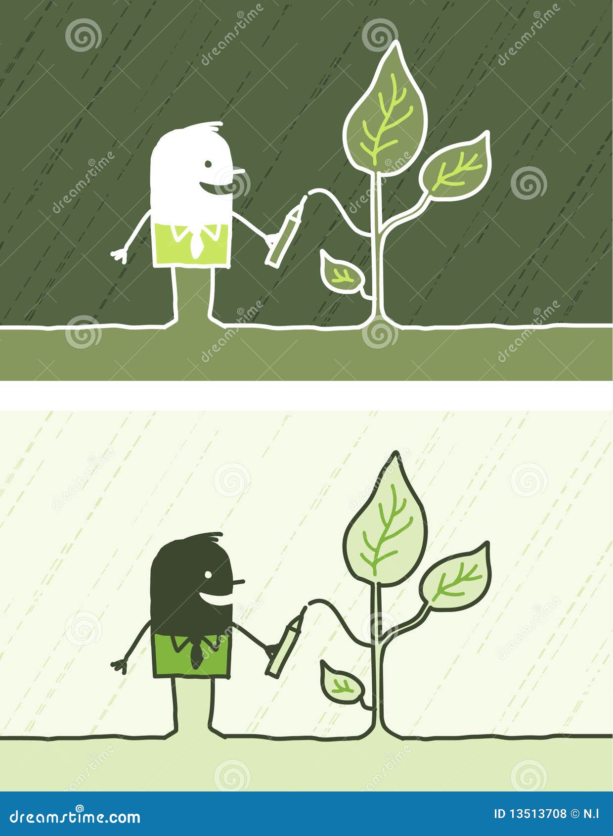 Ecology colored cartoon stock vector. Illustration of ecology - 13513708