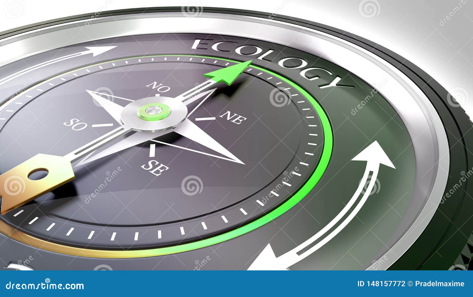 Ecology concept stock illustration. Illustration of compass - 148157772