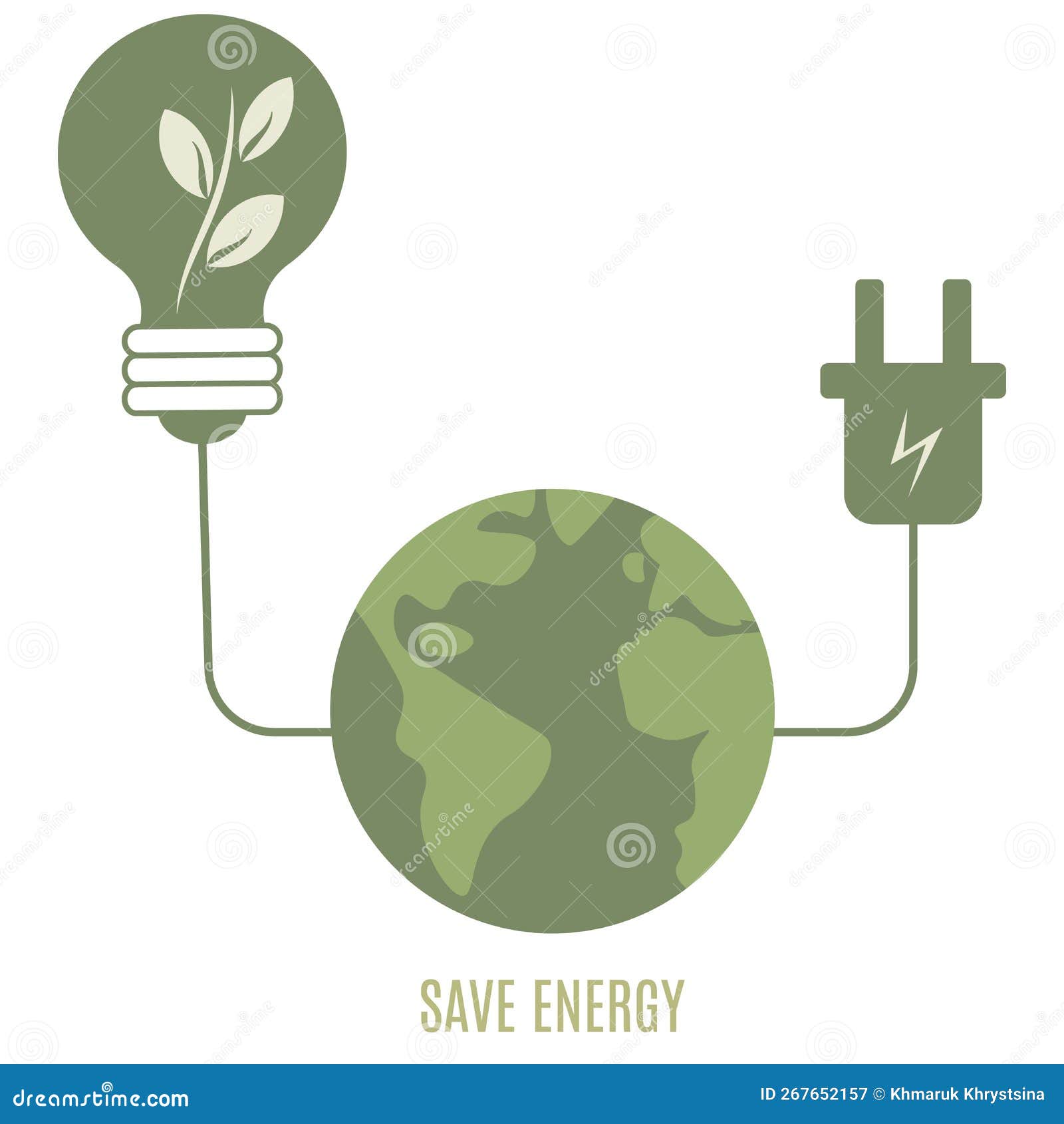 Ecology Concept Energy Problems on Planet Earth Stock Vector ...