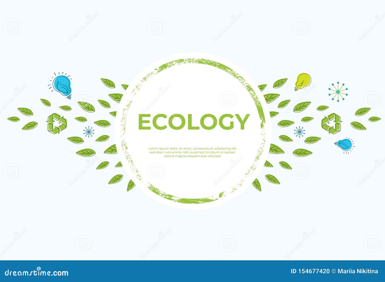 Ecology Concept Vector Illustration. Vector Background Stock Vector ...