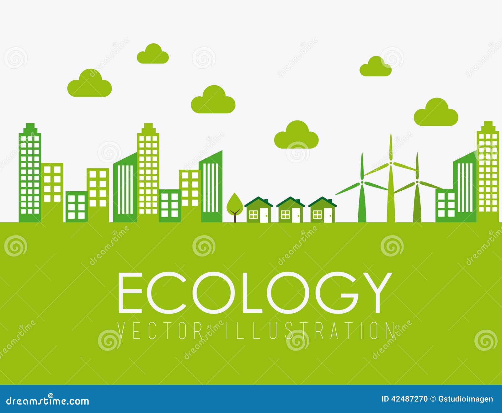Ecology design stock vector. Illustration of natural - 42487270