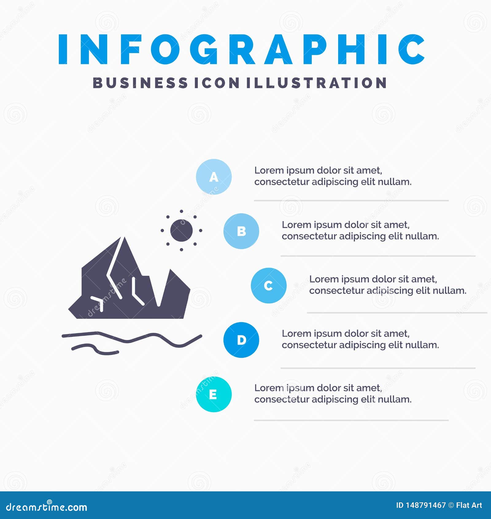 Iceberg Infographics Vector Illustration | CartoonDealer.com #70182876