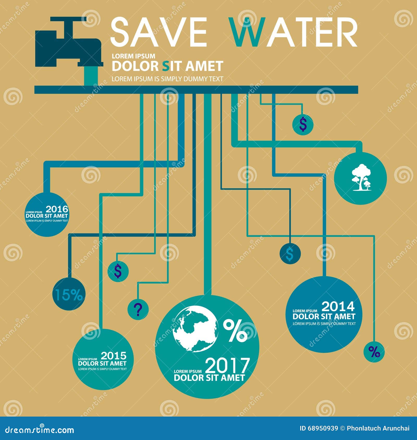 Ecology and Environment Infographic Element Design Template Stock ...
