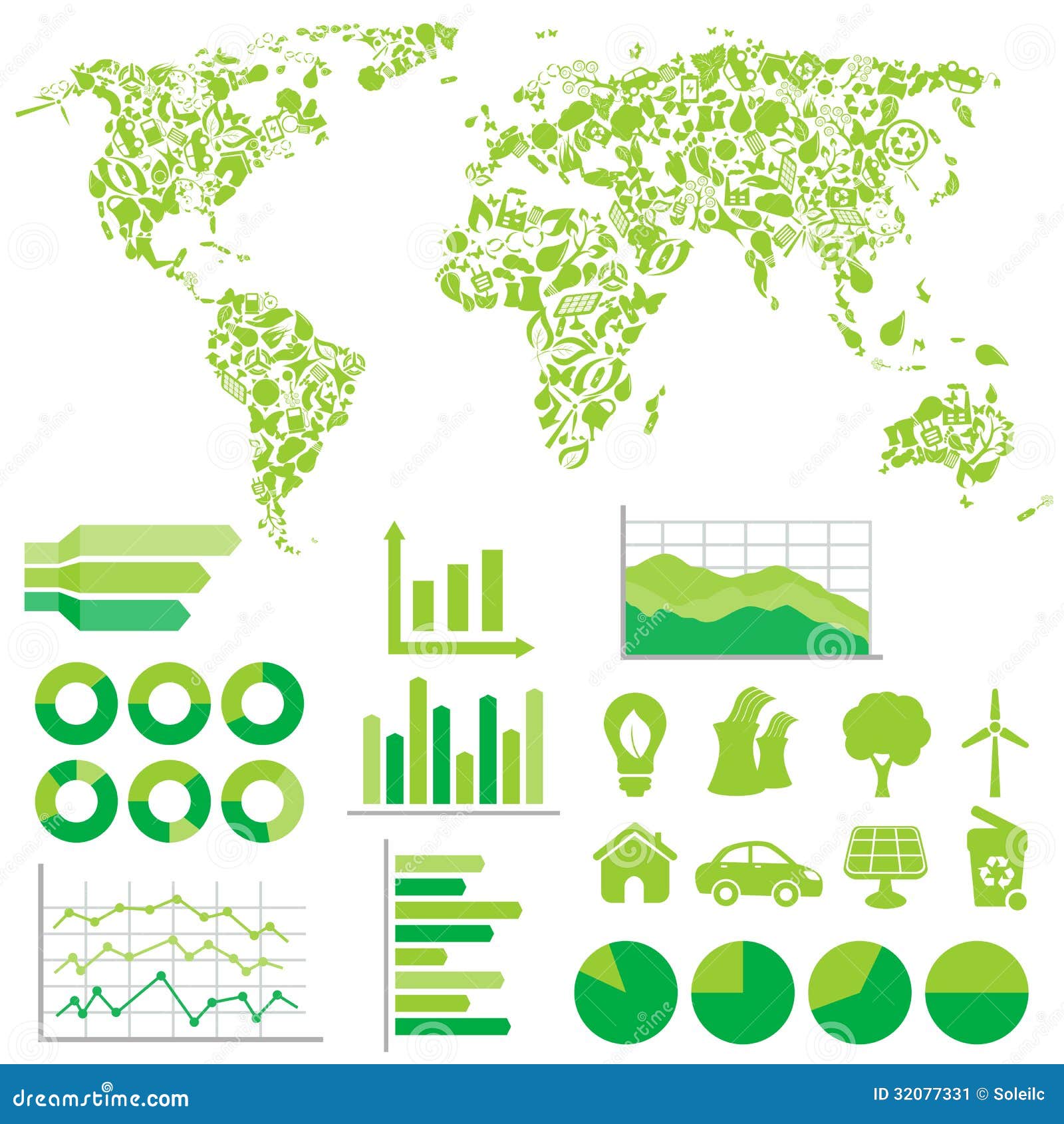 Ecology and Environment Infographics Stock Vector - Illustration of ...