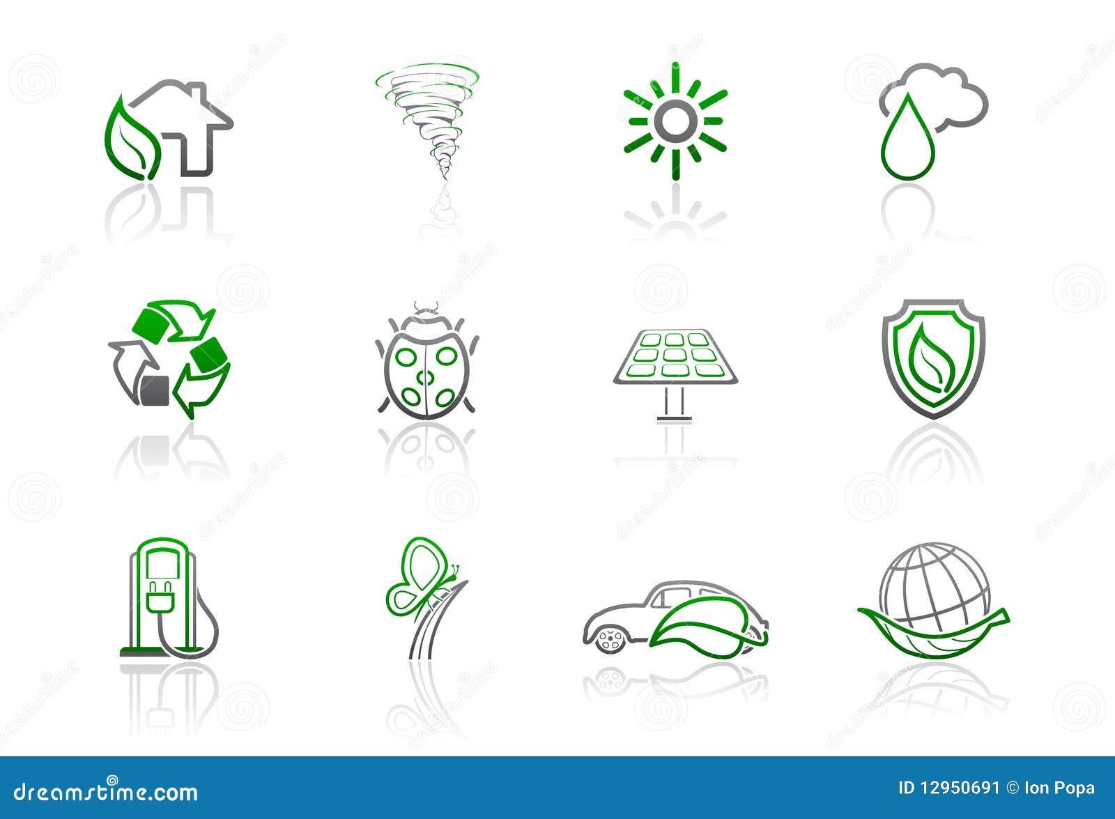 Ecology and Environmental Icons | Simple Series 2 Stock Vector ...