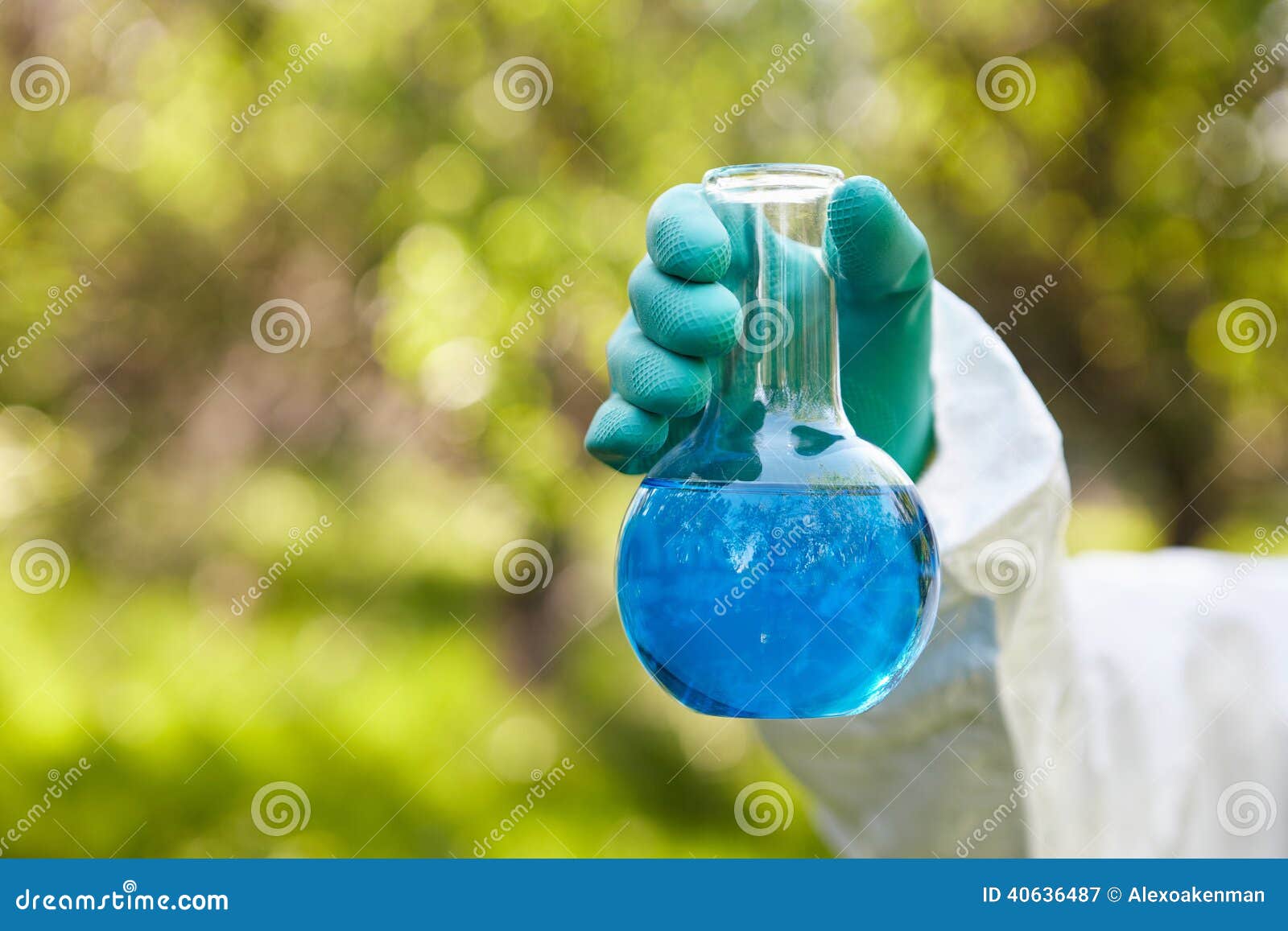 Ecology and Environmental Pollution. Water Testing. Stock Image - Image ...