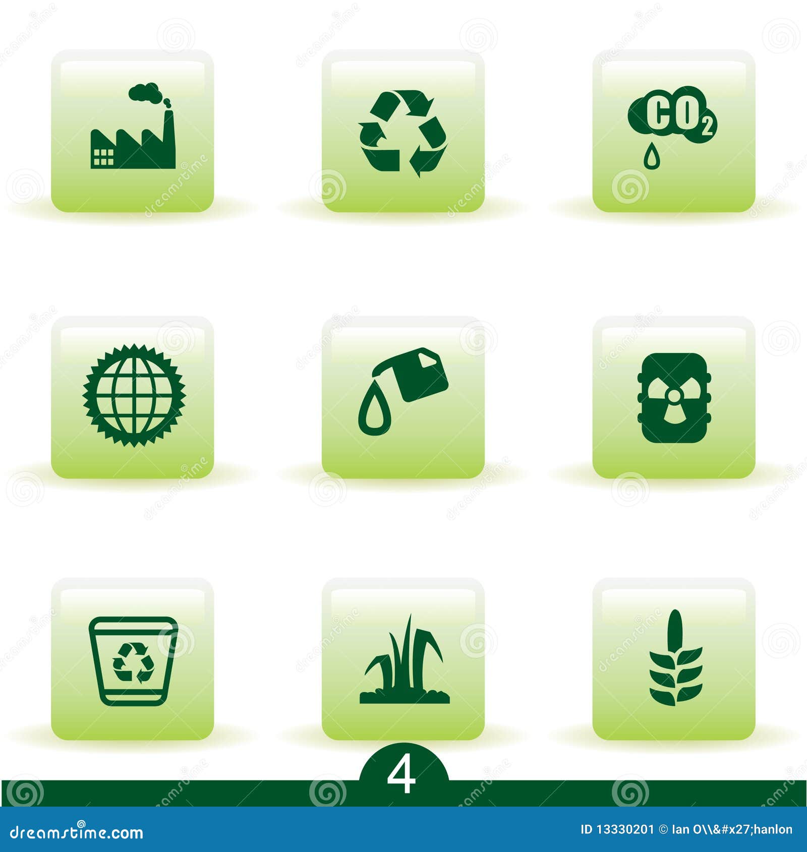 Ecology icon series stock vector. Illustration of factory - 13330201