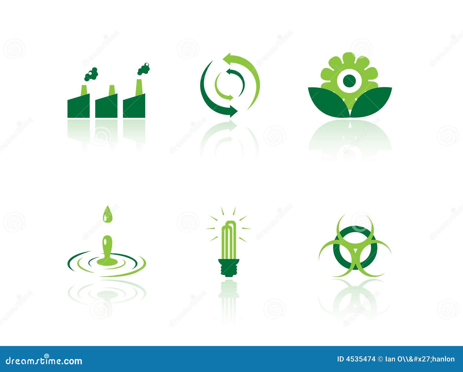 Ecology icons stock vector. Illustration of green, disposal - 4535474