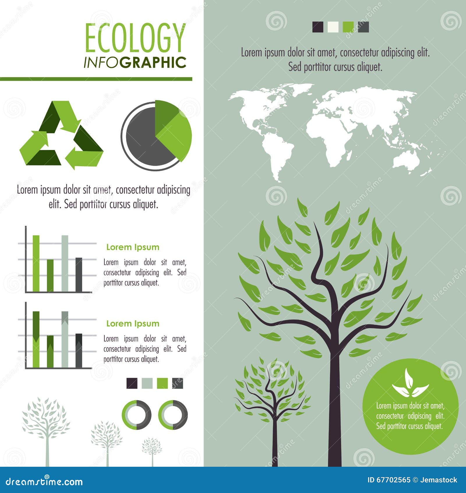 Ecology Infographic design stock vector. Illustration of organic - 67702565