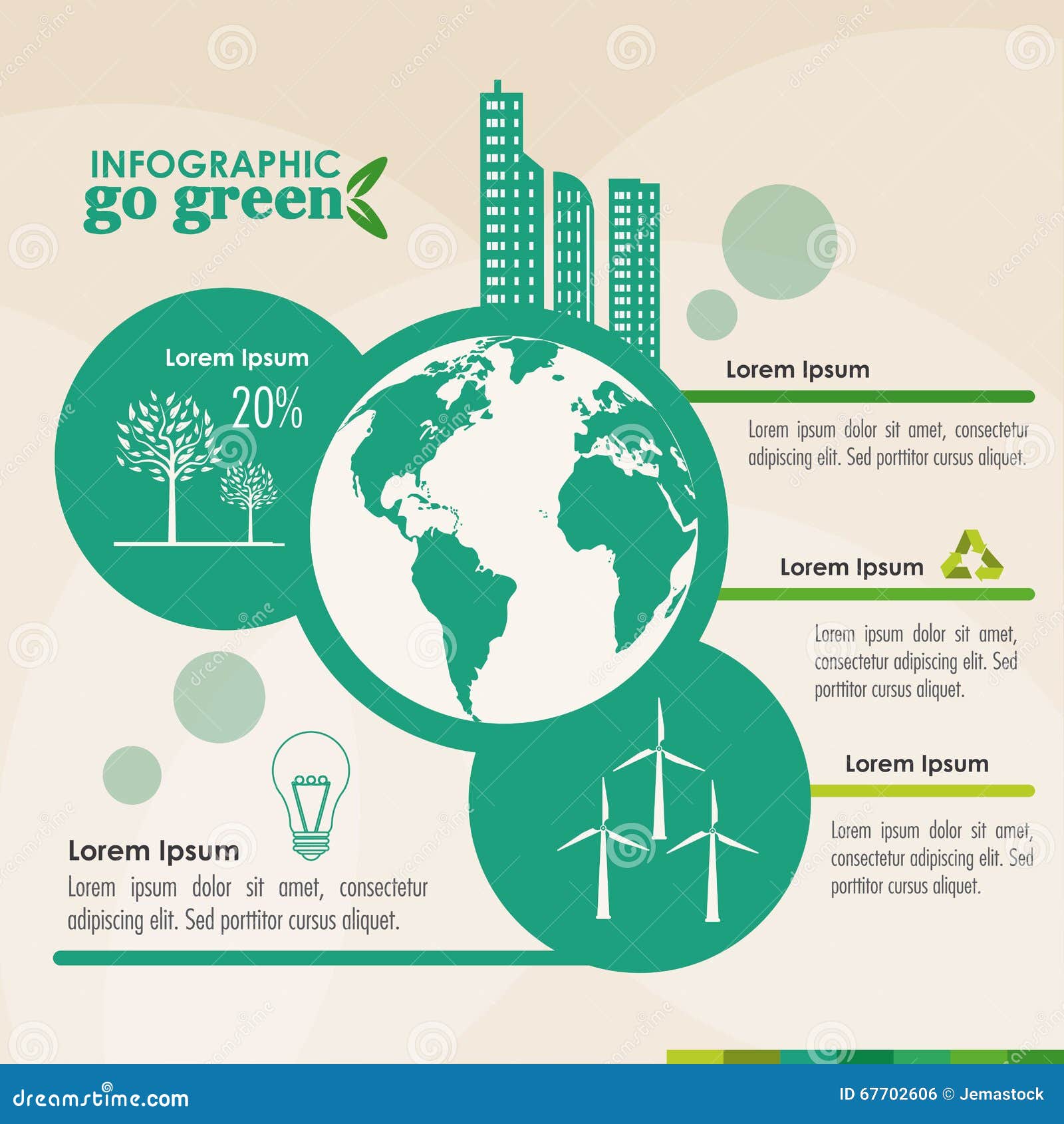 Ecology Infographic design stock vector. Illustration of creative ...