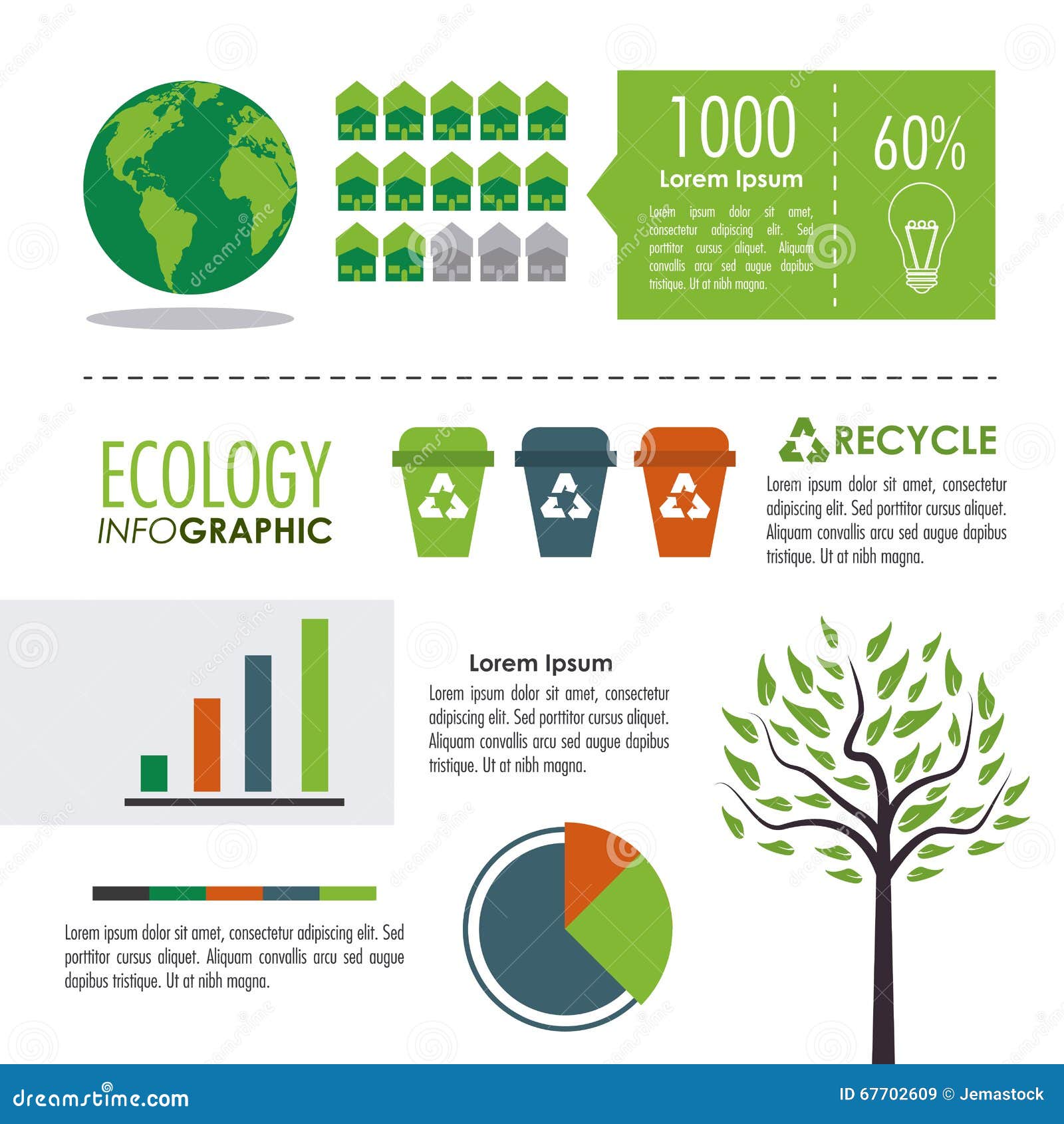 Ecology Infographic design stock vector. Illustration of support - 67702609
