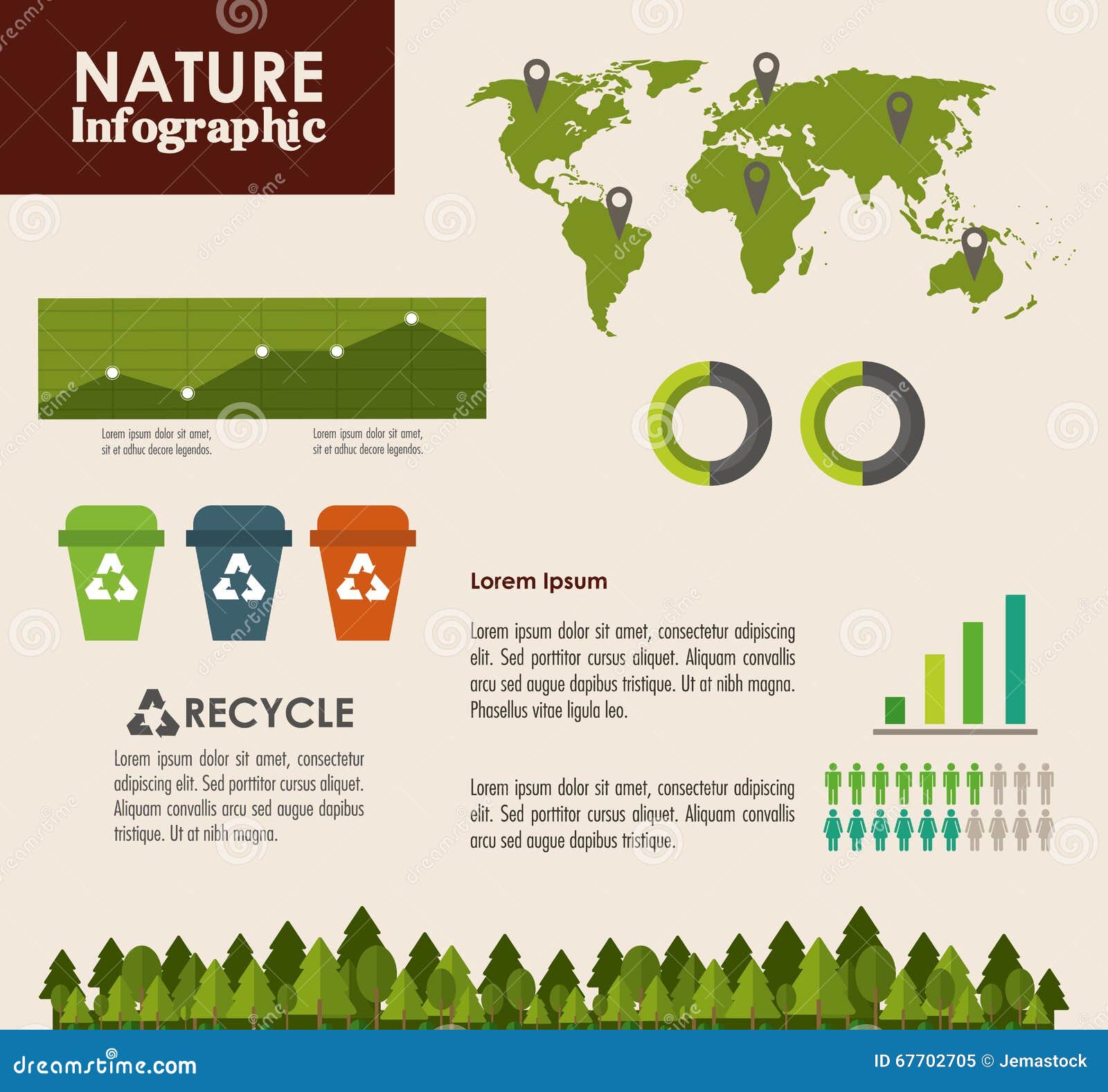 Ecology Infographic design stock vector. Illustration of infographic ...