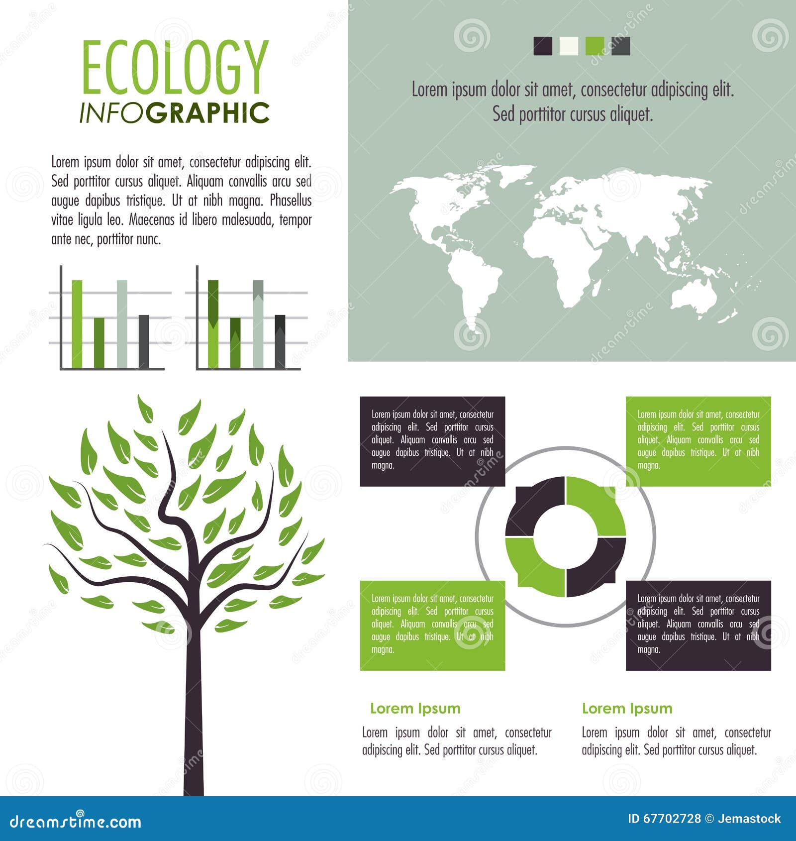 Ecology Infographic design stock vector. Illustration of organic - 67702728