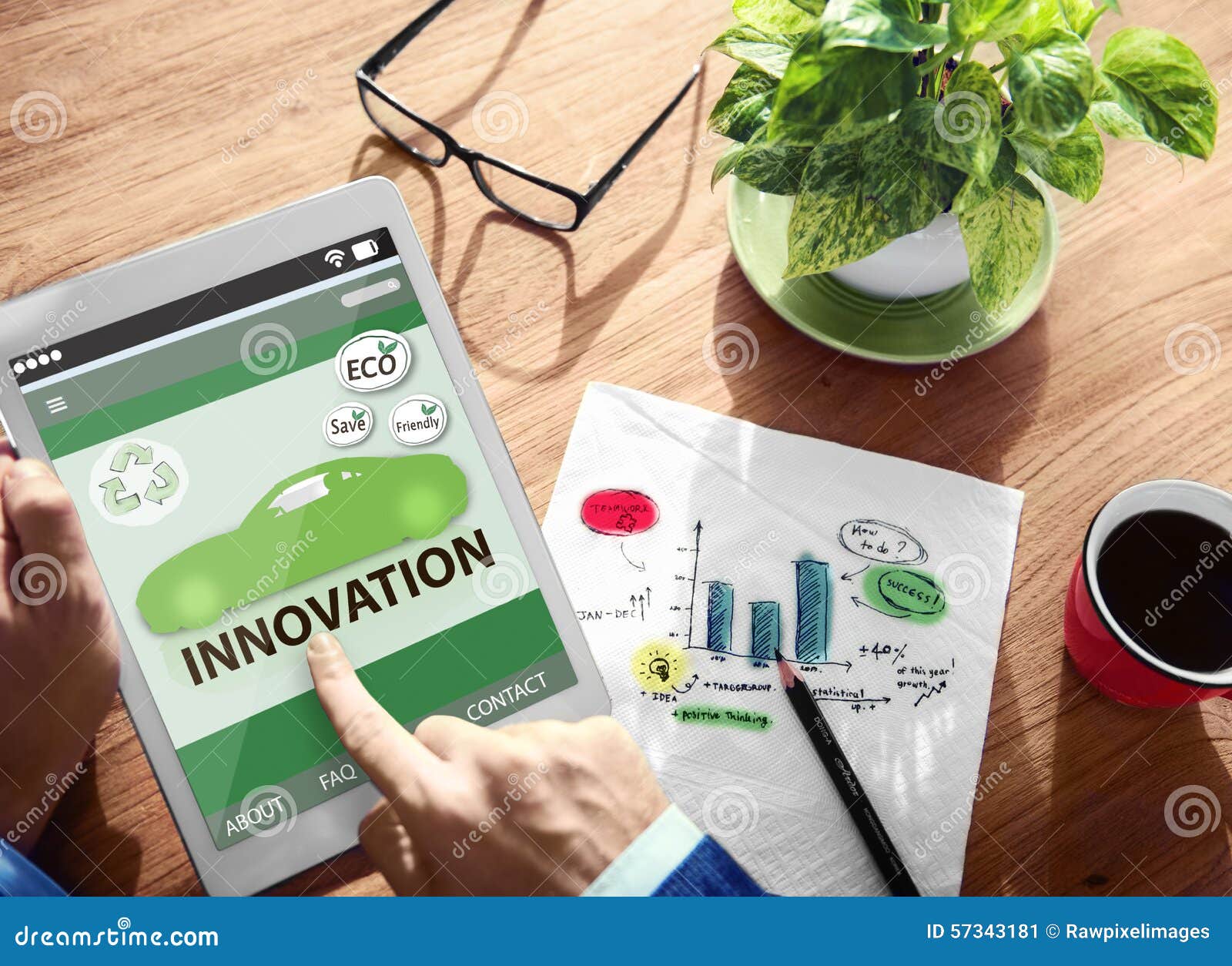 Ecology Innovation Environmental Conservation Go Green Invention Stock ...