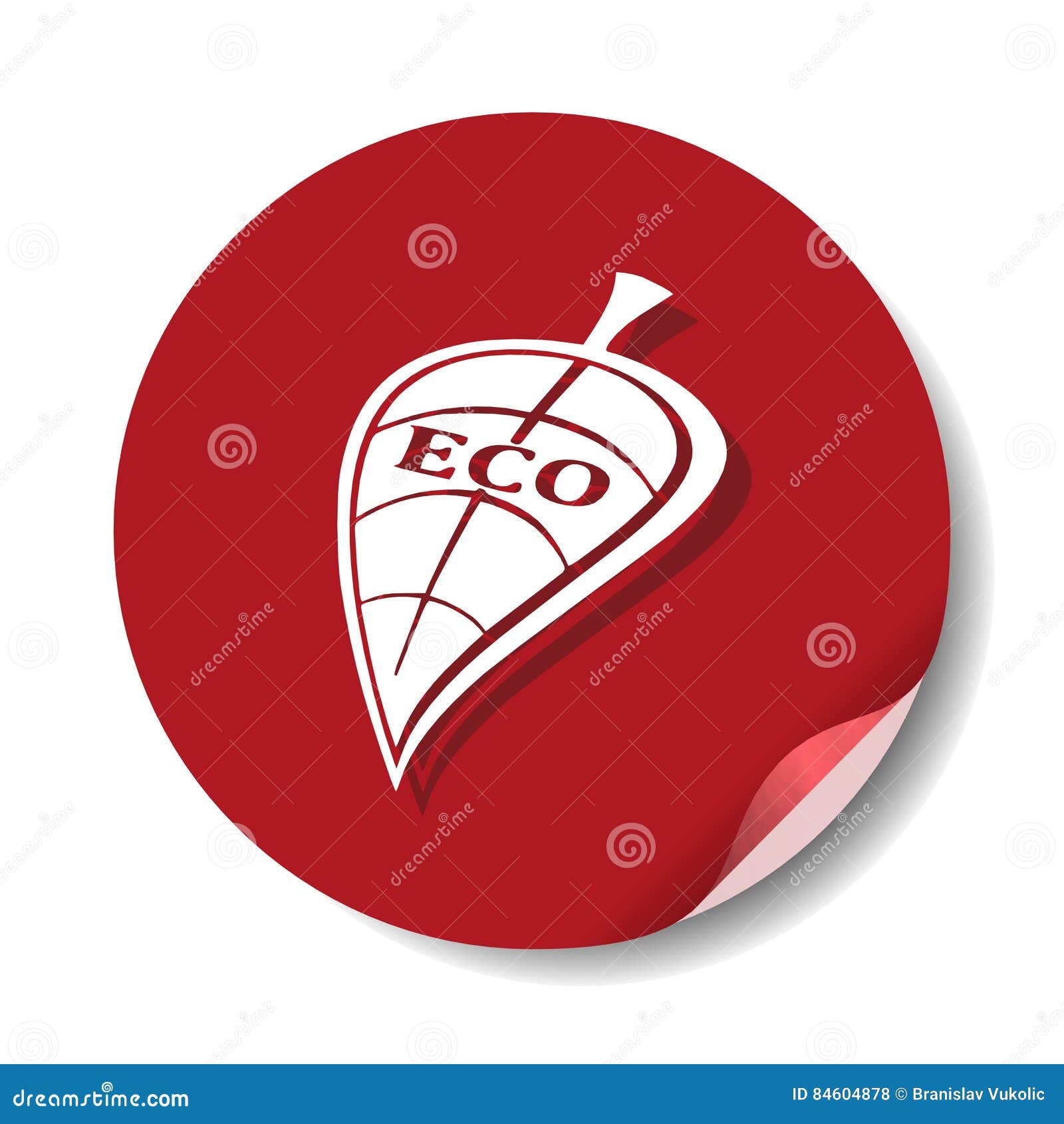 Ecology Label, Illustration Stock Illustration - Illustration of design ...