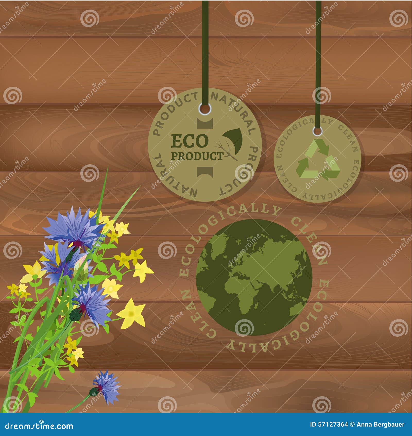 Ecology labels stock vector. Illustration of ecology - 57127364