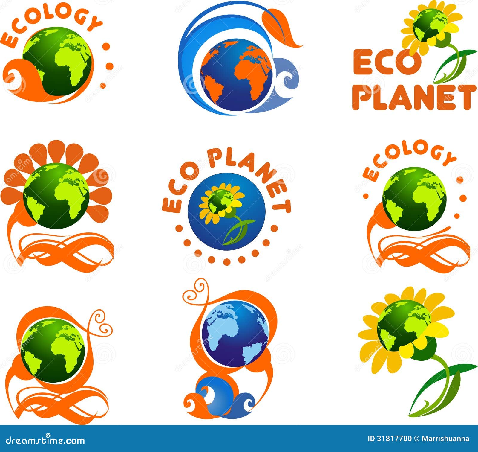 Ecology logo stock vector. Illustration of ecology, flowers - 31817700