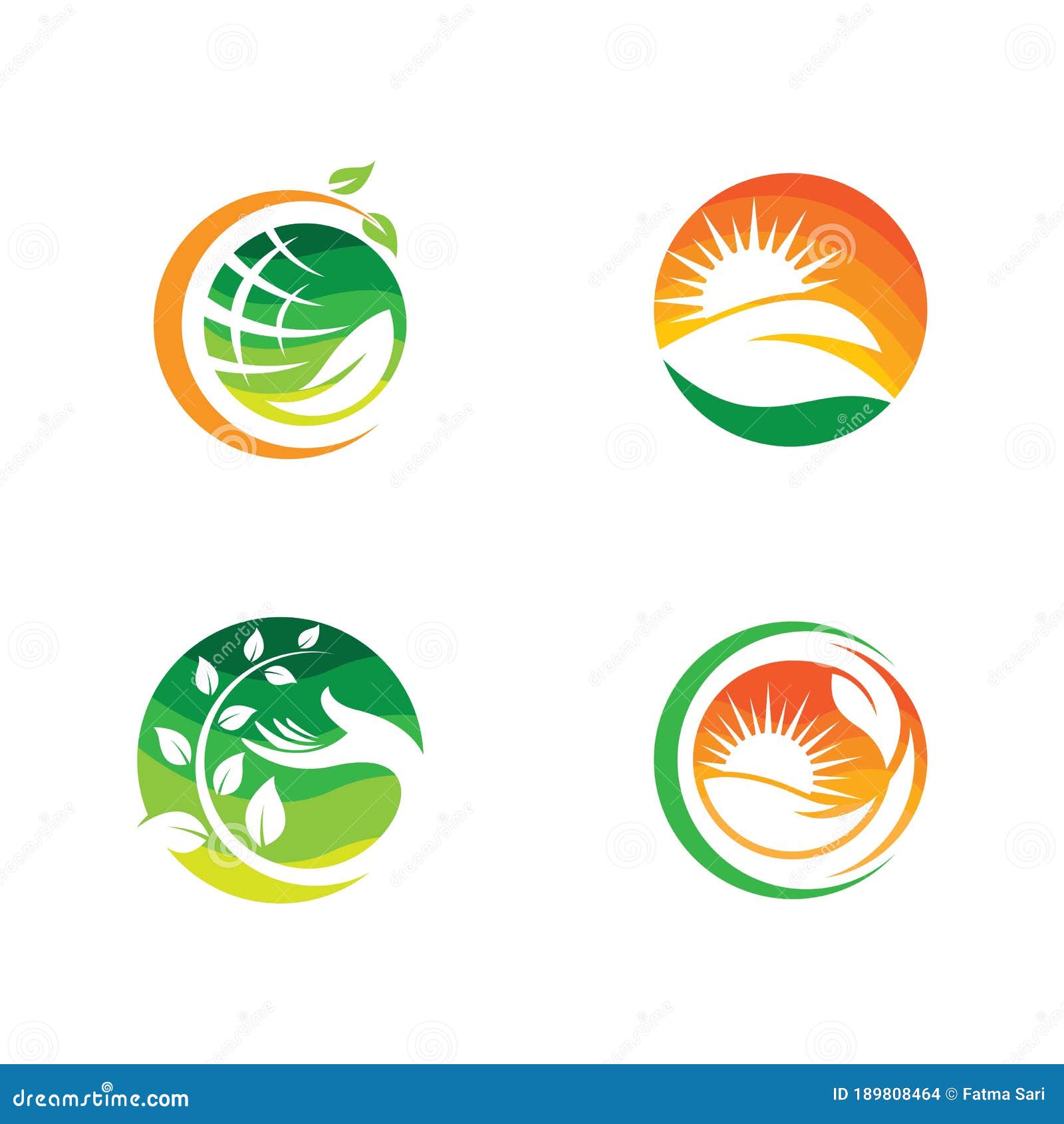 Ecology logo vector icon stock vector. Illustration of tree - 189808464
