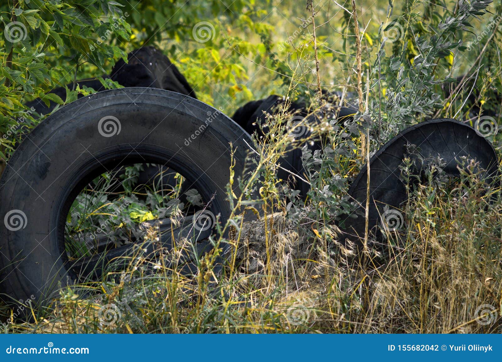 Ecology Nature Pollution by Garbage and the Globe Stock Photo - Image ...