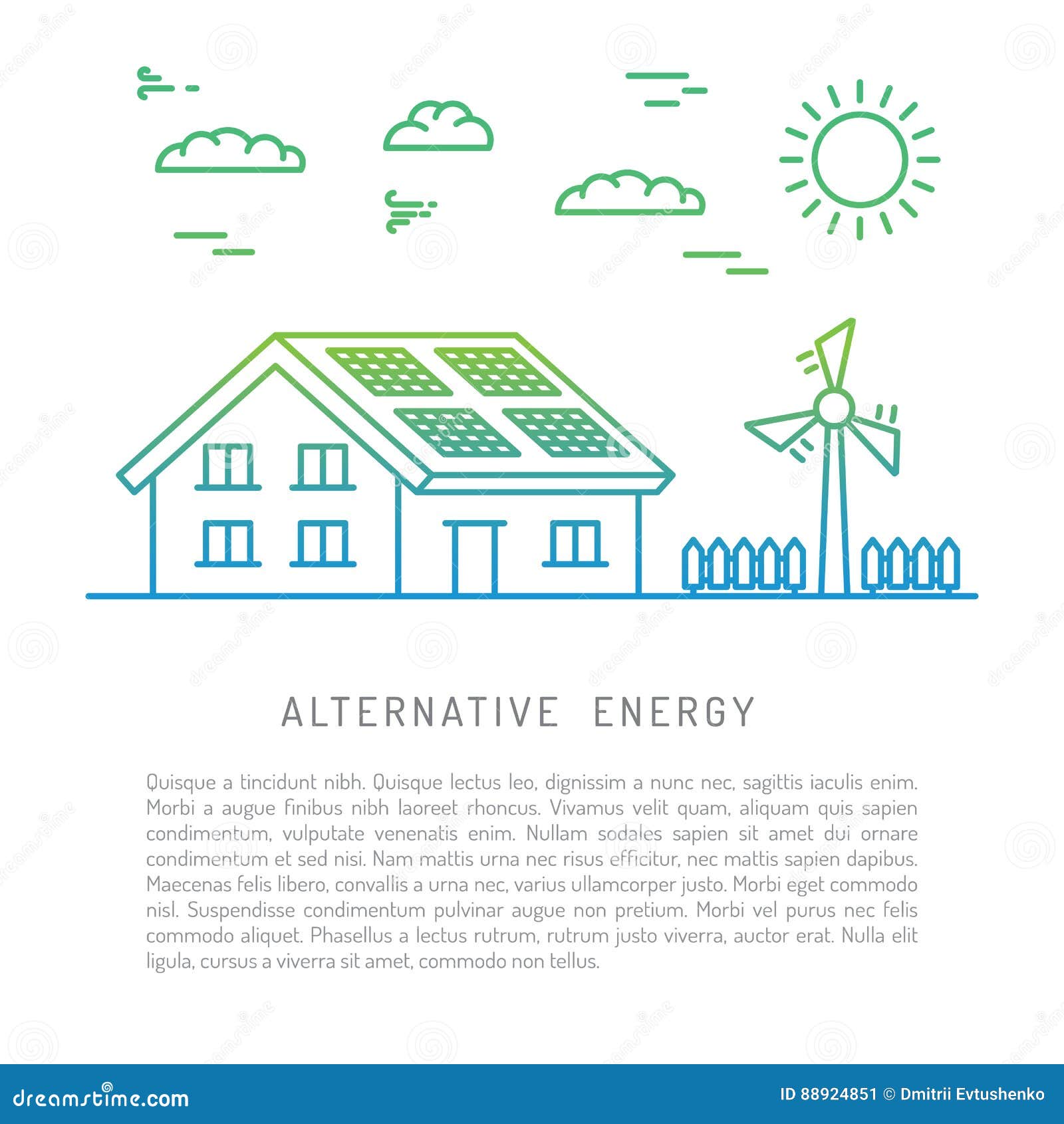 Ecology power concept stock vector. Illustration of save - 88924851