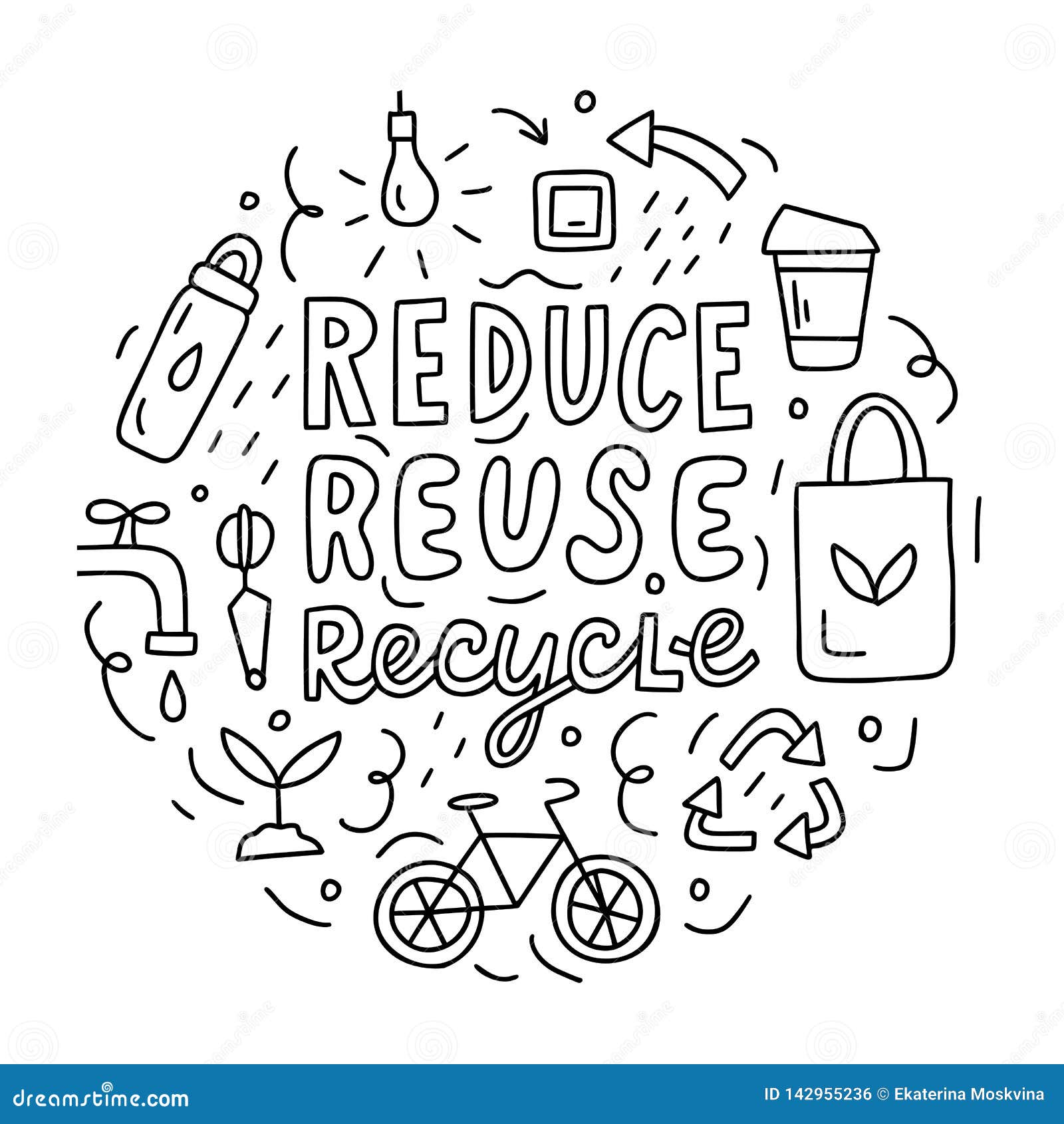 Ecology Round Doodle Concept Stock Vector - Illustration of banner ... Ecology Round Doodle Concept Stock Vector - Illustration of banner ...