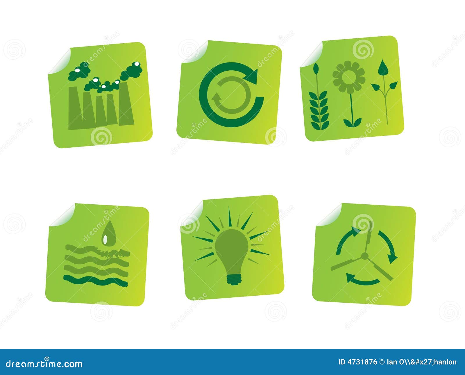 Ecology Stickers. Save Green Earth Planet Clean Environment Eco Labels ...