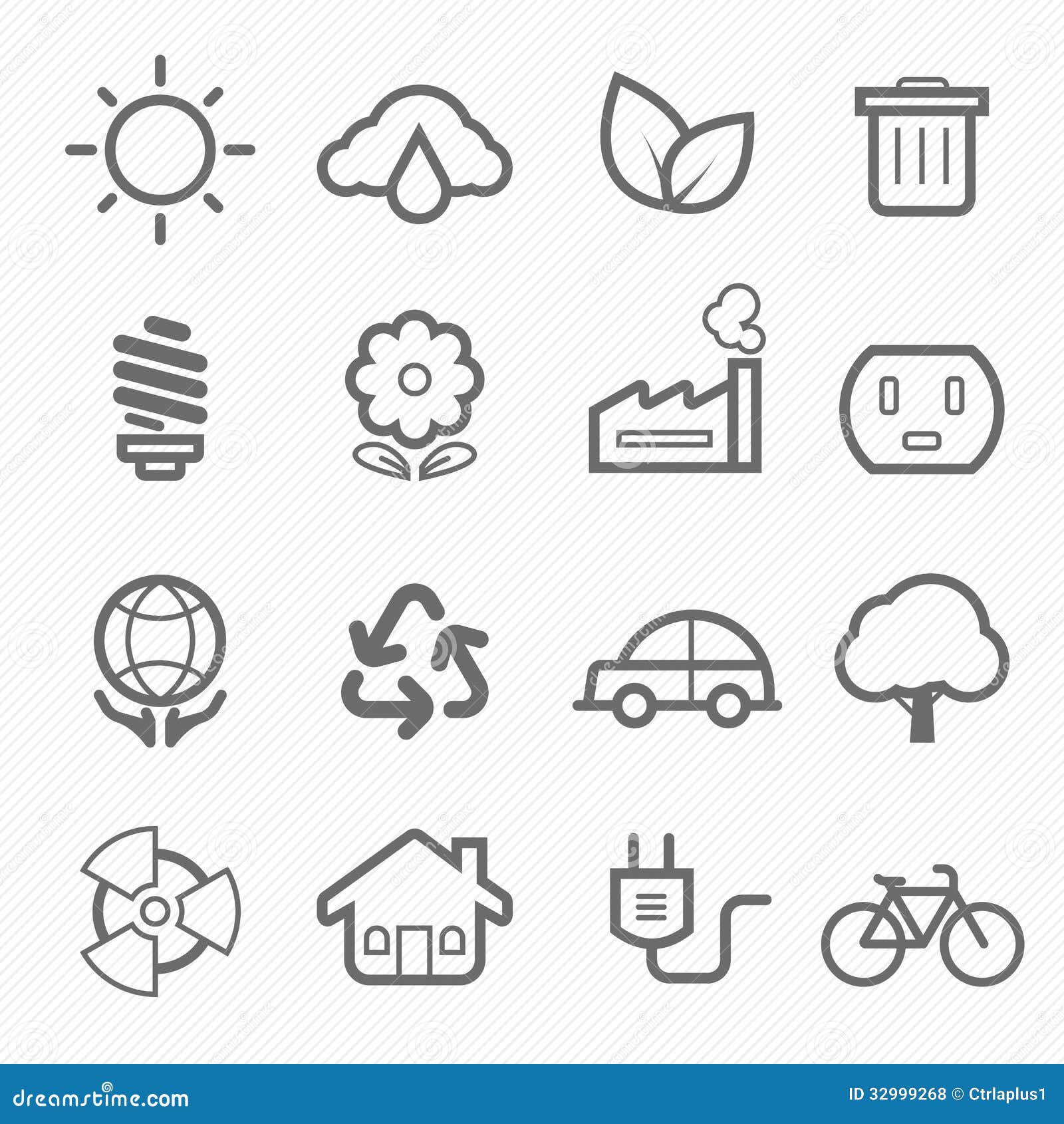 Ecology Symbol Dustpan And Brush Cartoon Vector | CartoonDealer.com ...