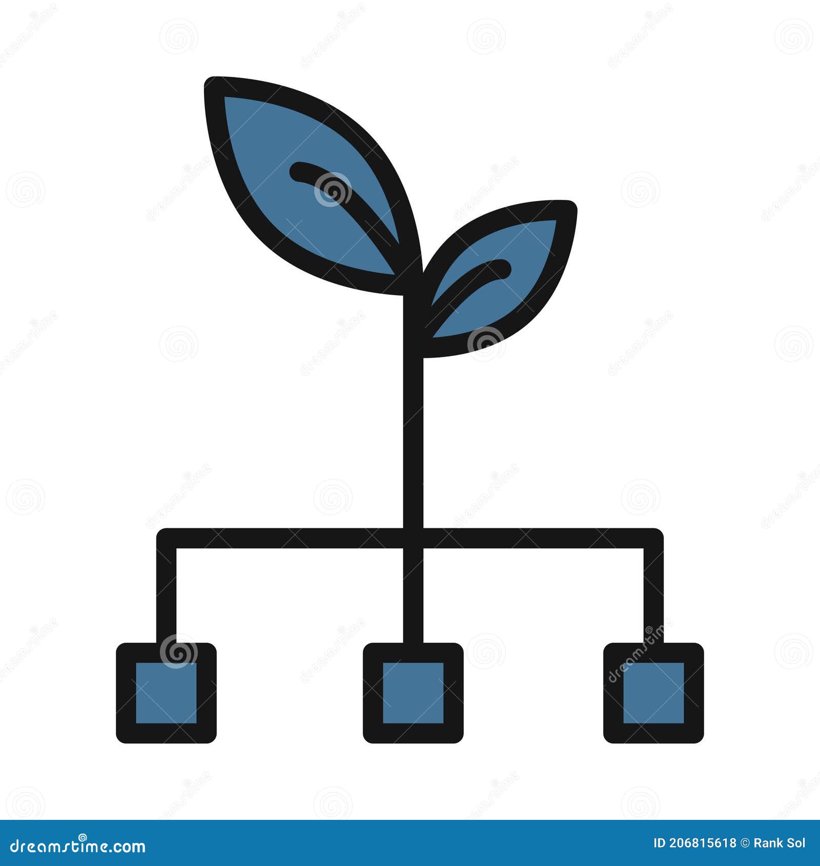 Ecology System, Eco Users Line Isolated Vector Icon Can Be Easily ...