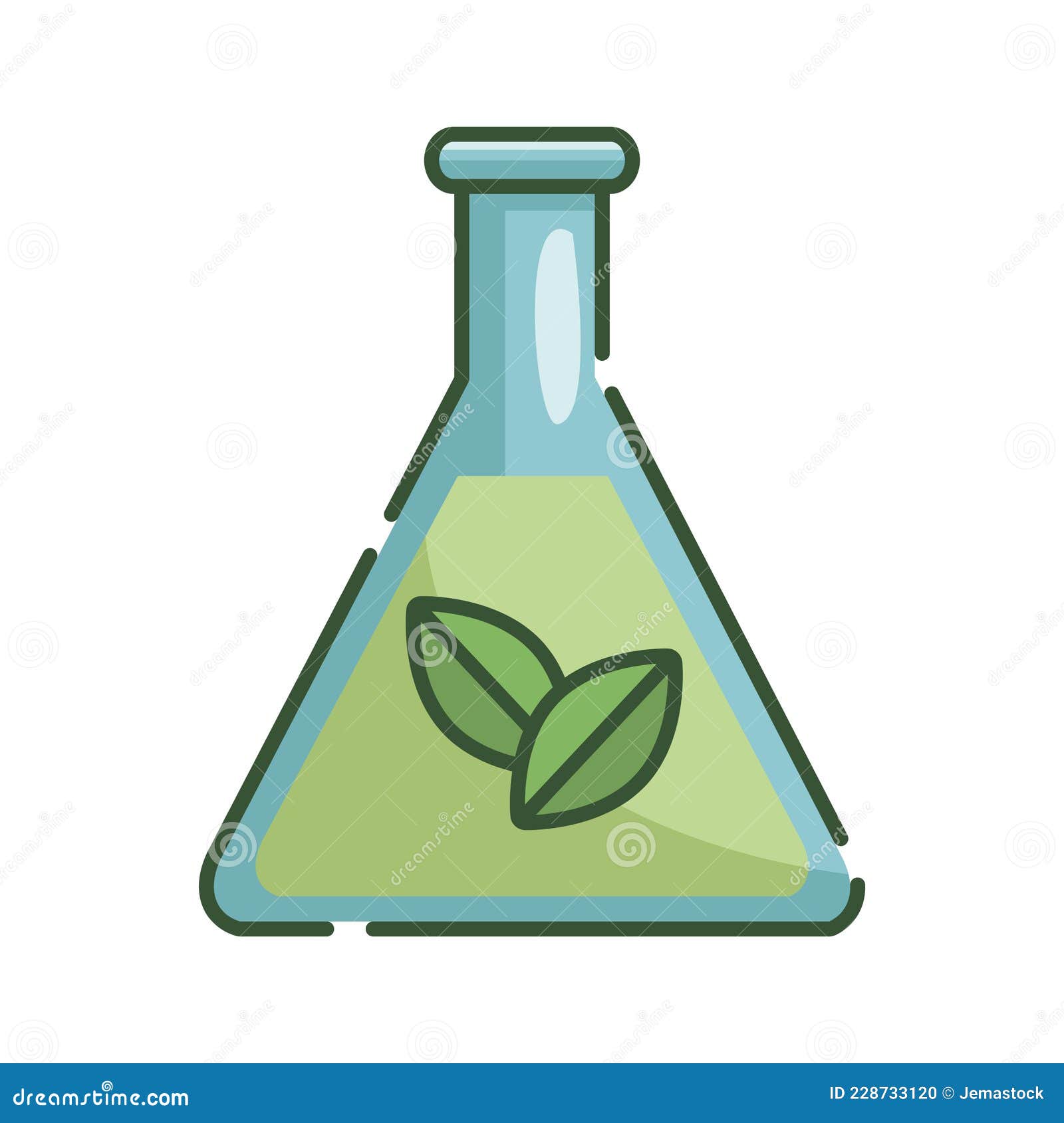 Ecology tube test stock vector. Illustration of science - 228733120