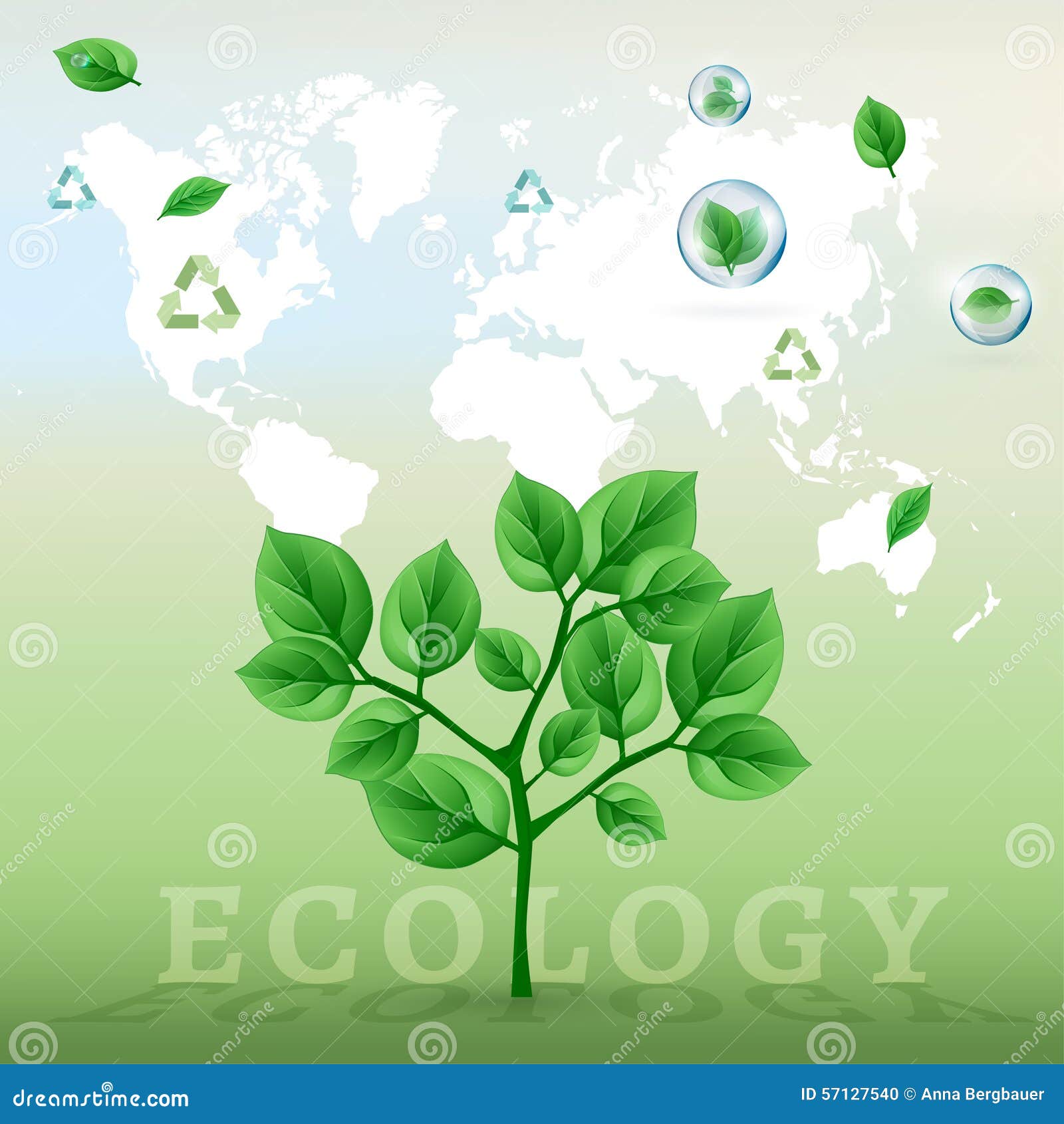 Ecology world infographics stock vector. Illustration of business ...