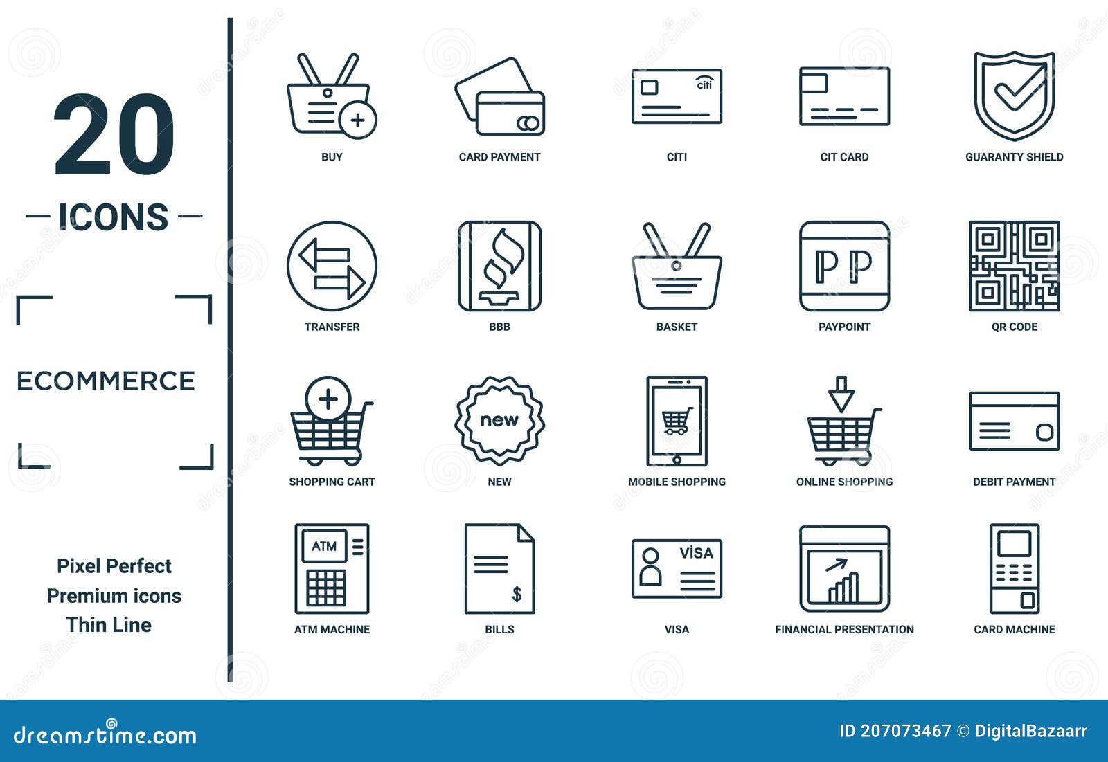 Ecommerce Linear Icon Set. Includes Thin Line Buy, Transfer, Shopping ... Ecommerce Linear Icon Set. Includes Thin Line Buy, Transfer, Shopping ...